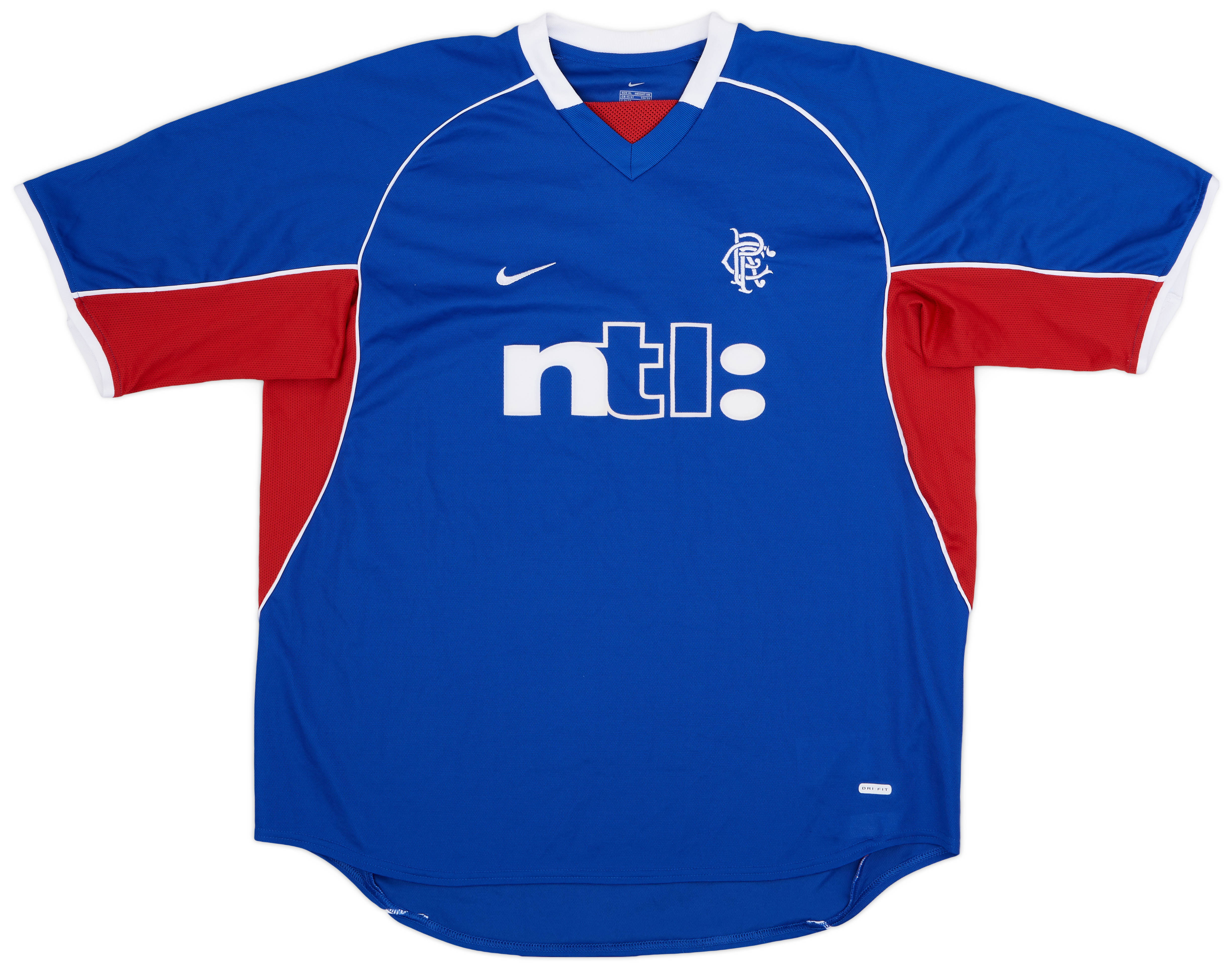 2001-02 Rangers Home Shirt - 10/10 - (XL)
