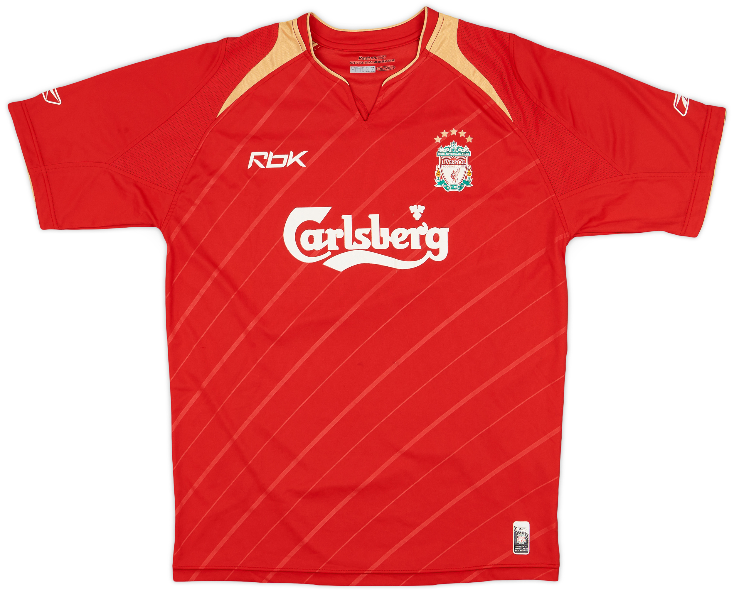 2005-06 Liverpool CL Home Shirt - 7/10 - (M)