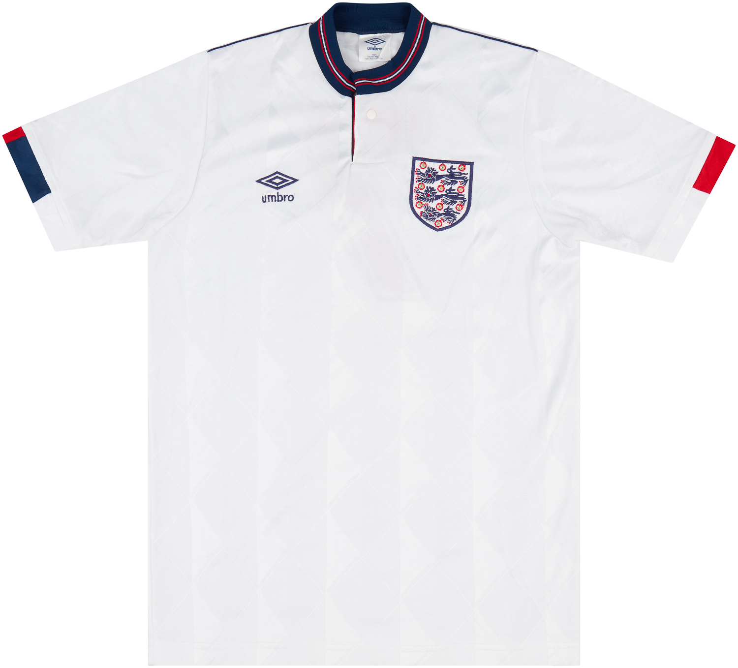 1988-90 England Match Issue Home Shirt #7 (McMahon)