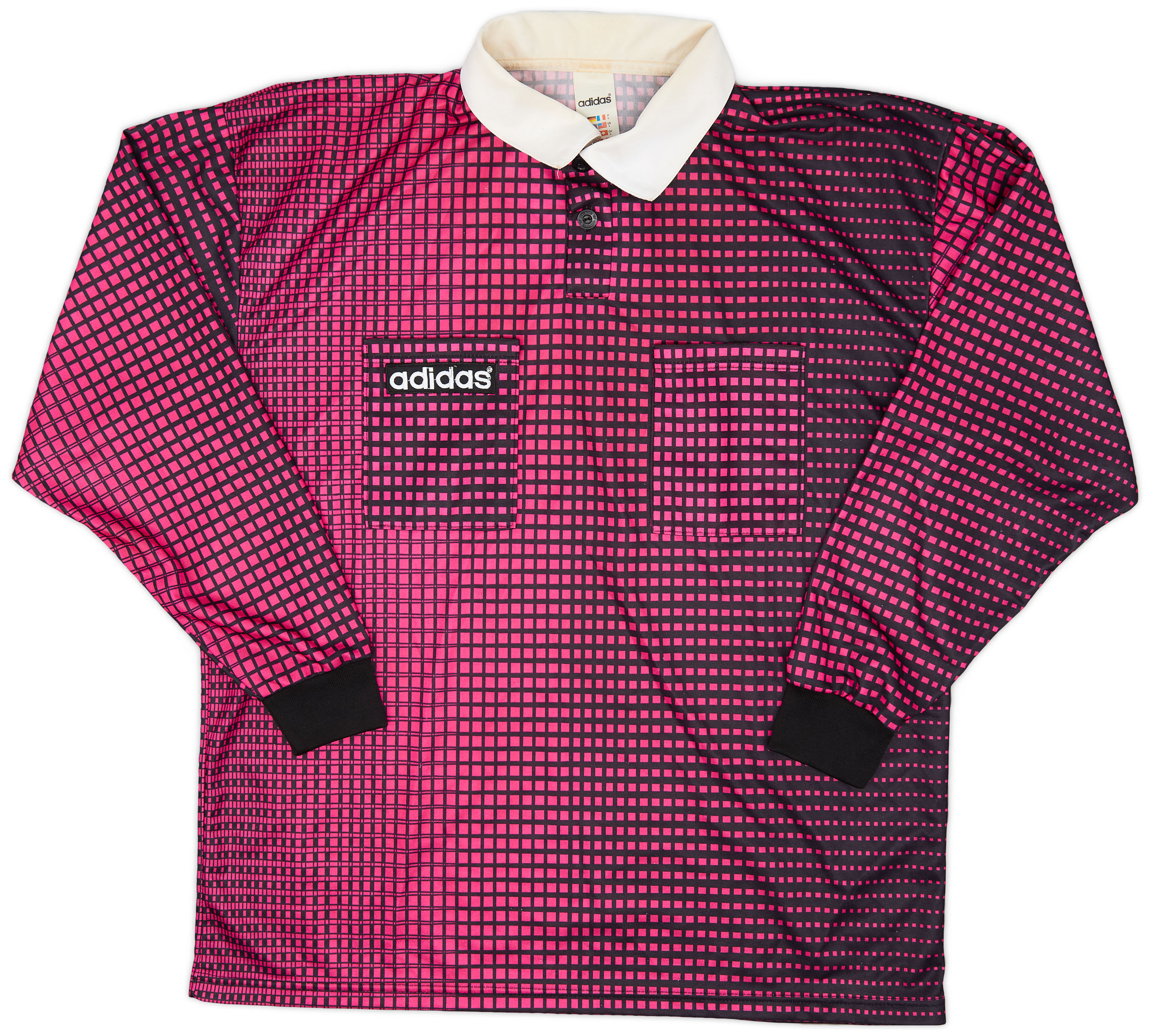 1990s adidas Referee Template L/S Shirt - 7/10 - (L)