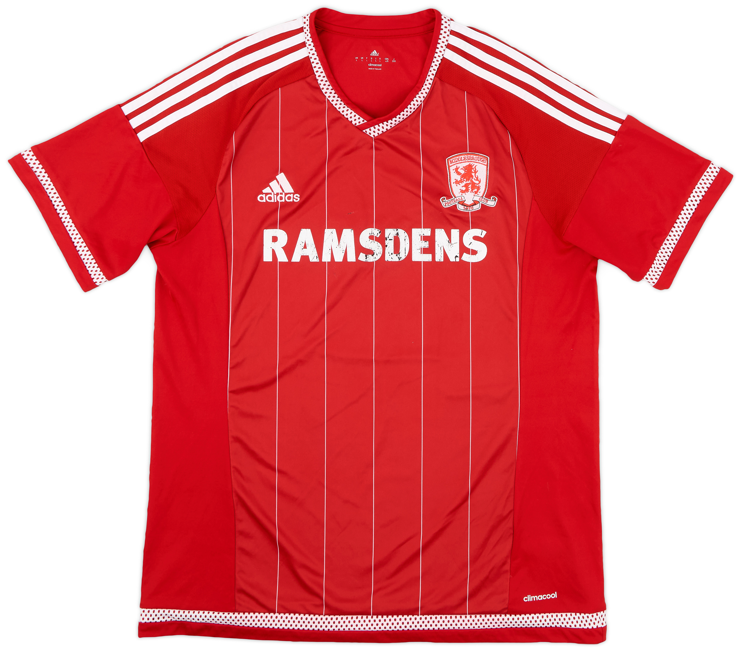 2015-16 Middlesbrough Home Shirt - 4/10 - (L)