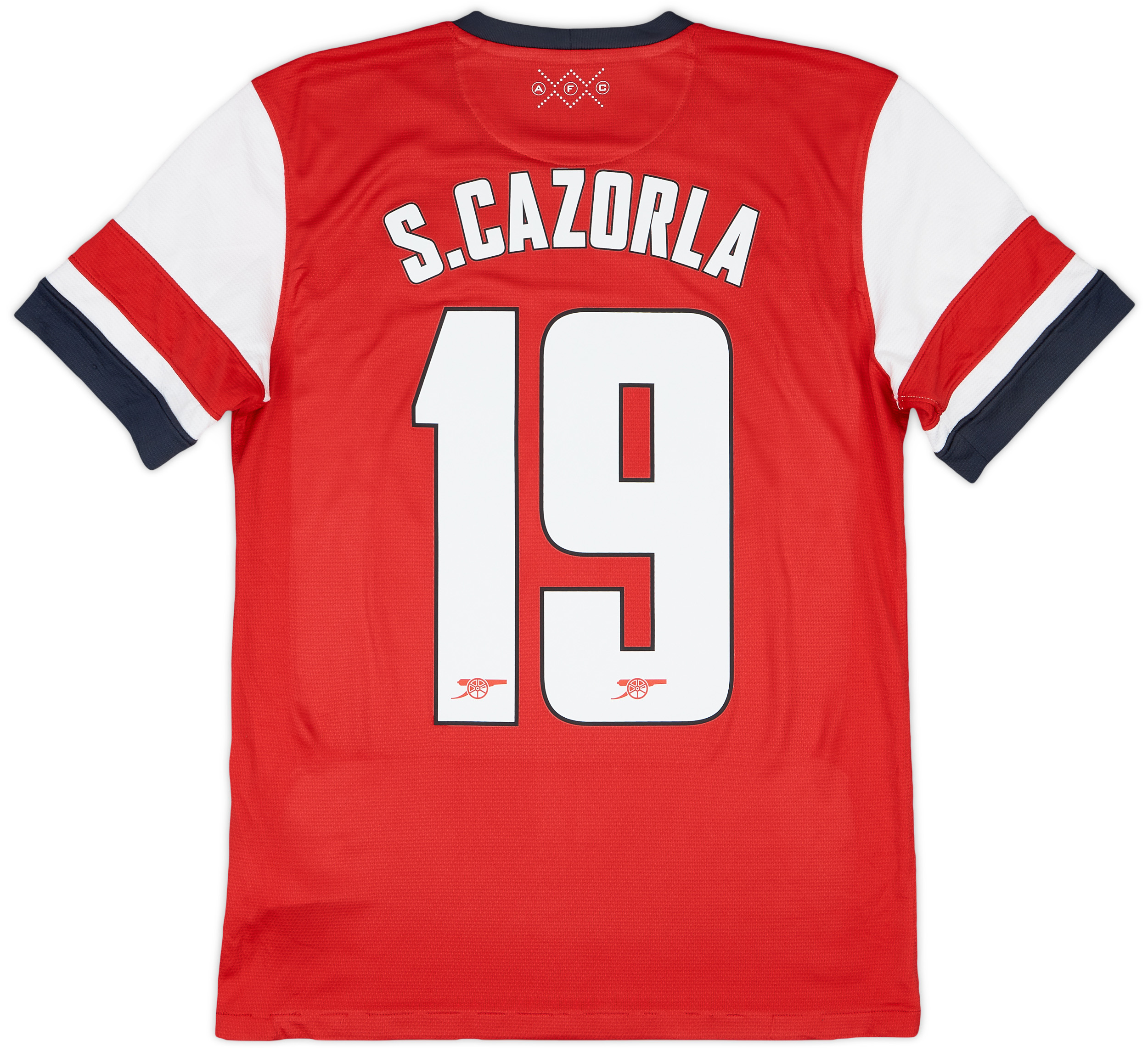 2012-14 Arsenal Home Shirt S.Cazorla #19 - 8/10 - (S)