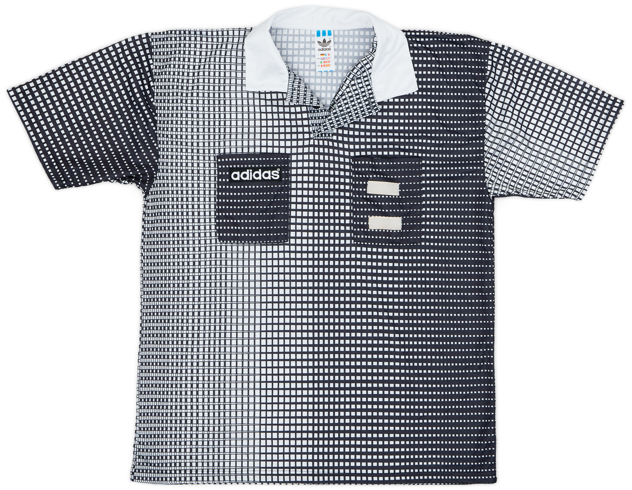 1990s adidas Referee Template Shirt - 9/10 - (L)