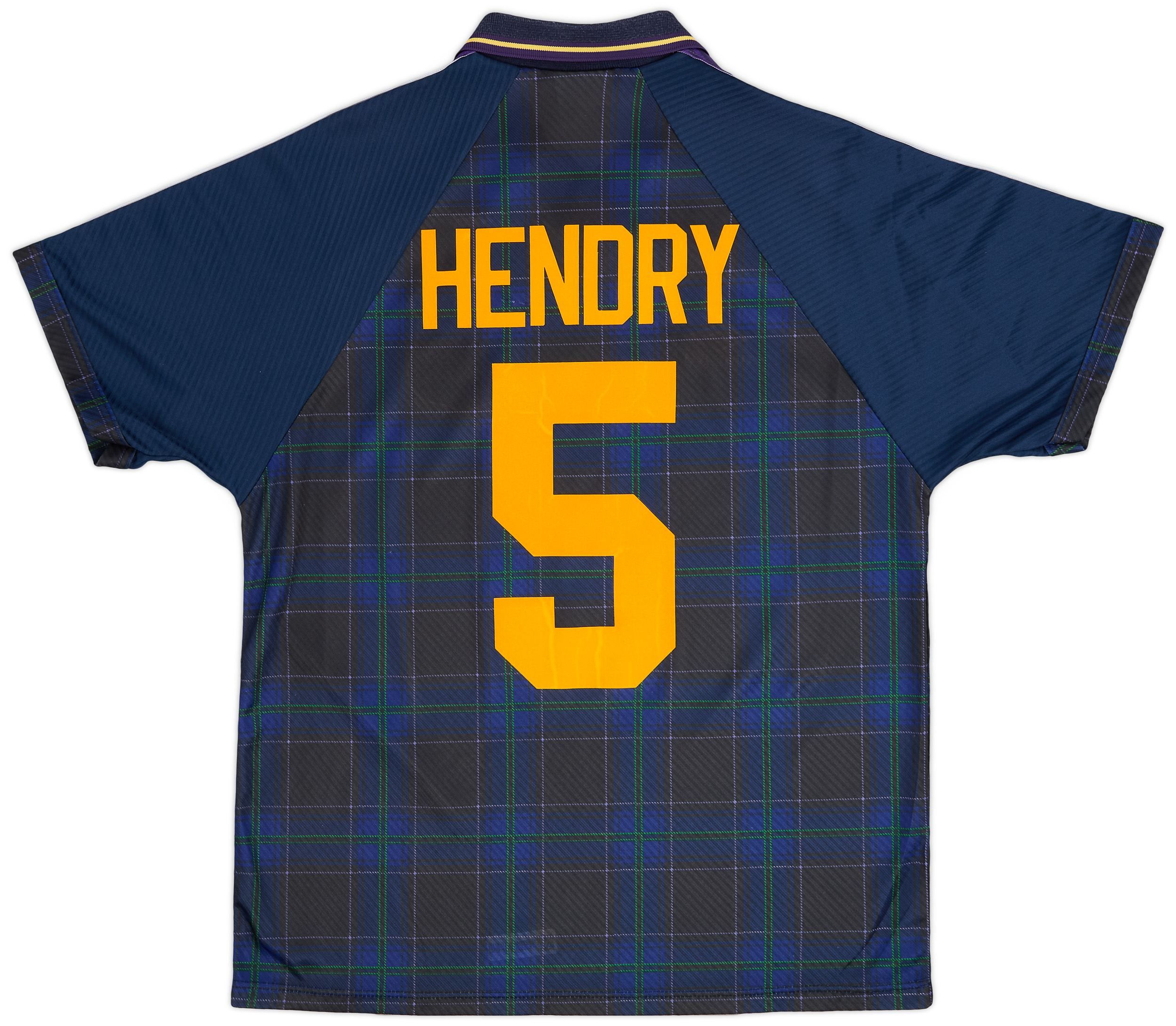 1994-96 Scotland Home Shirt Hendry #5 - 9/10 - (L)