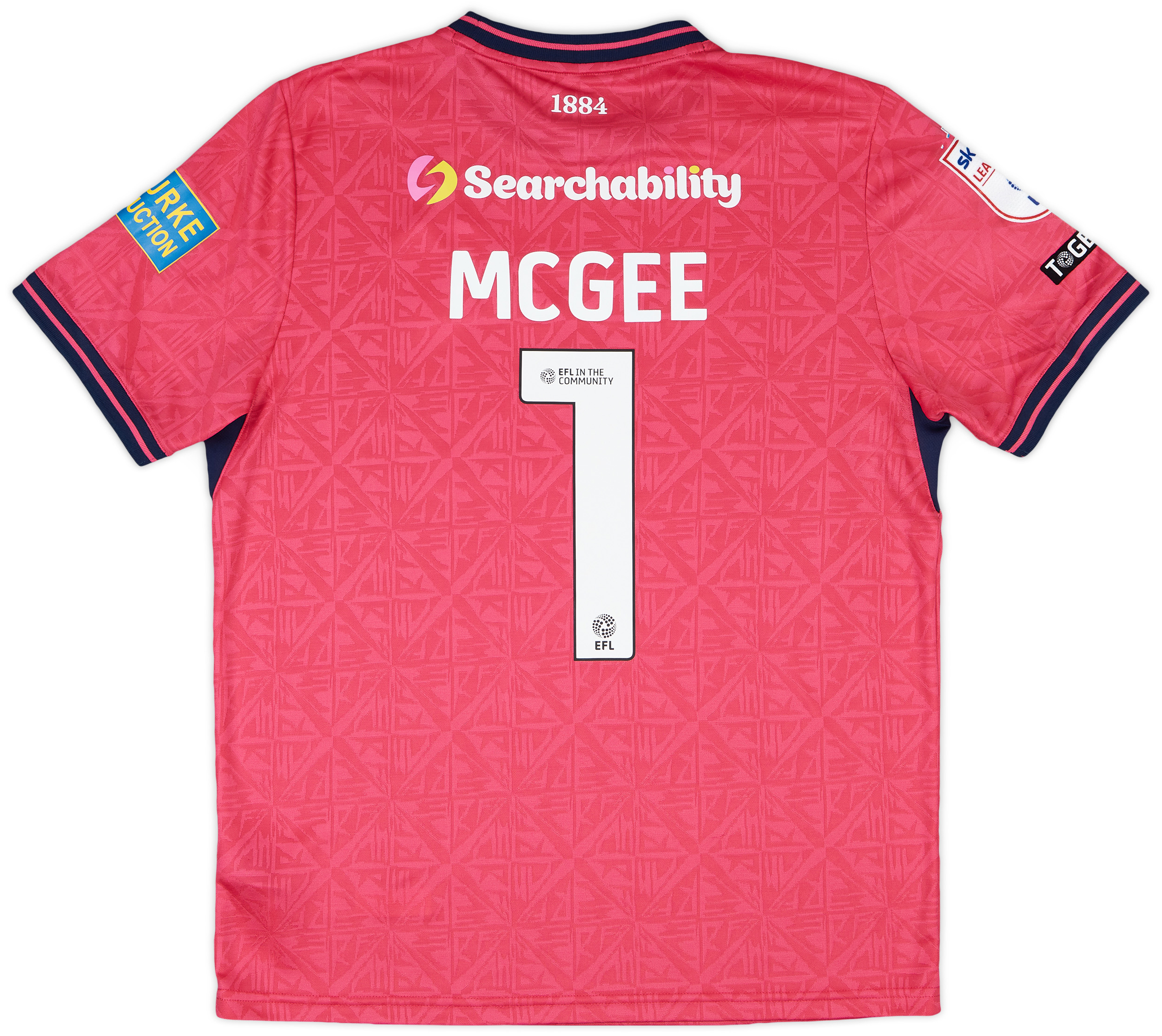 2024-25 Tranmere Match Issue GK Shirt McGee #1