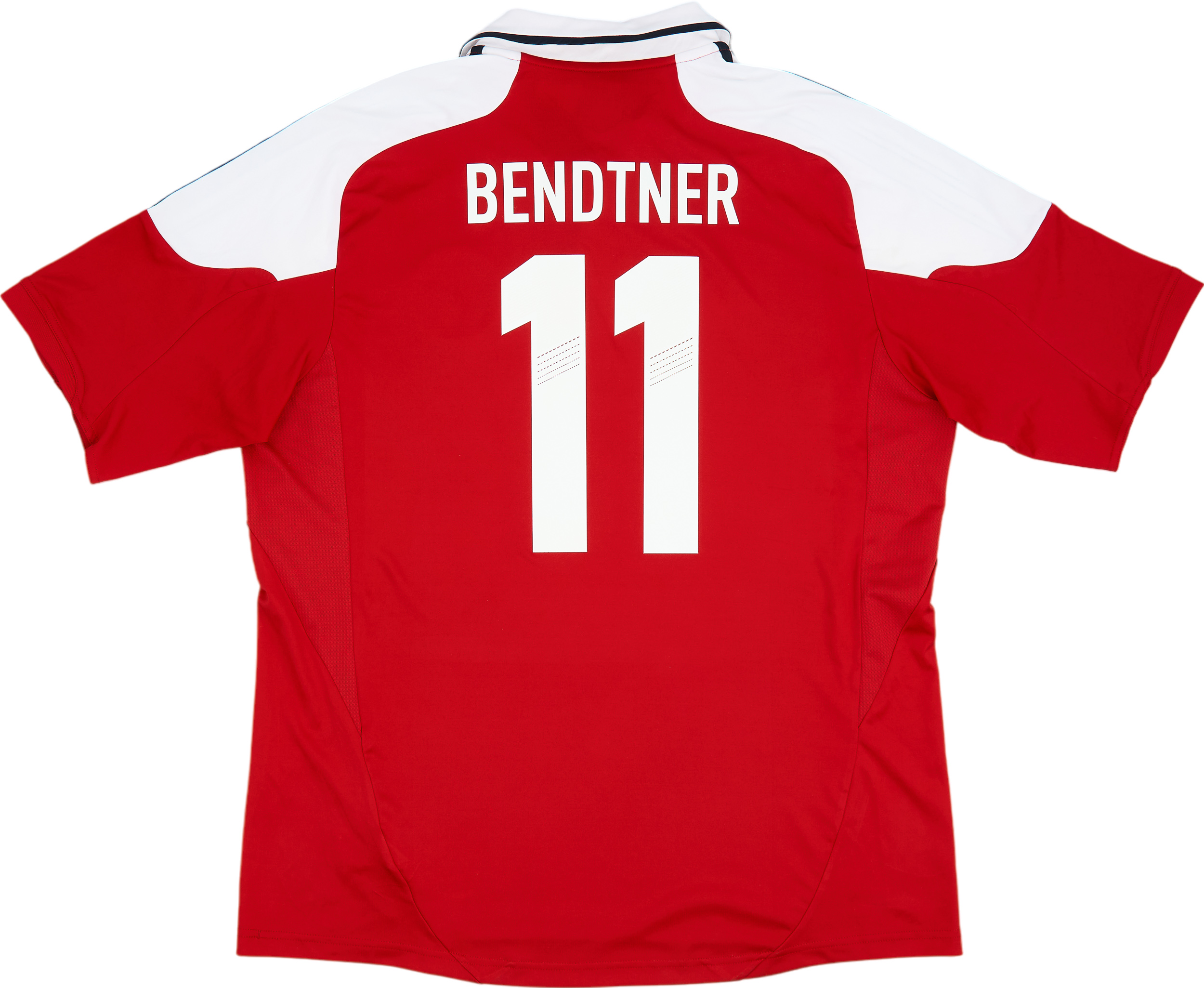 2012-13 Denmark Home Shirt Bendtner #11 - 10/10 - (XL)