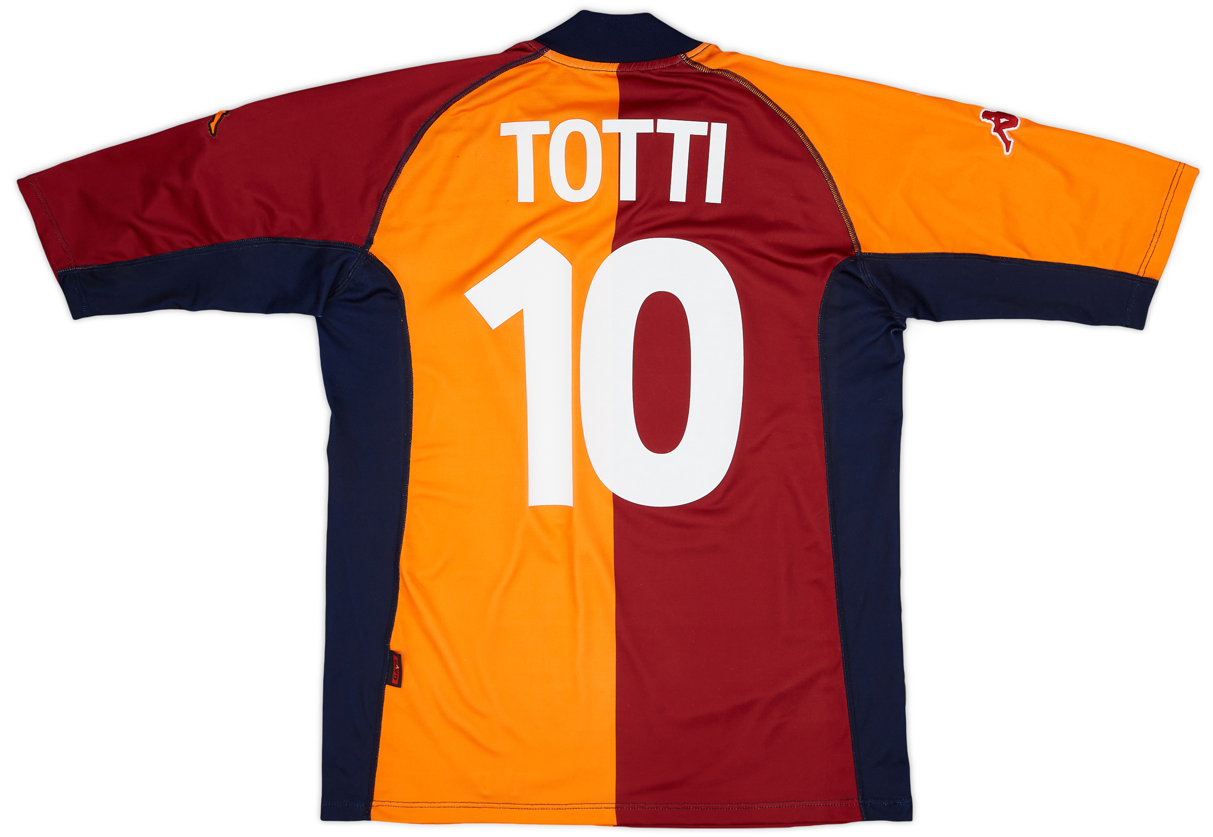 2001-02 Roma European Shirt Totti #10 - 8/10 - (XL)