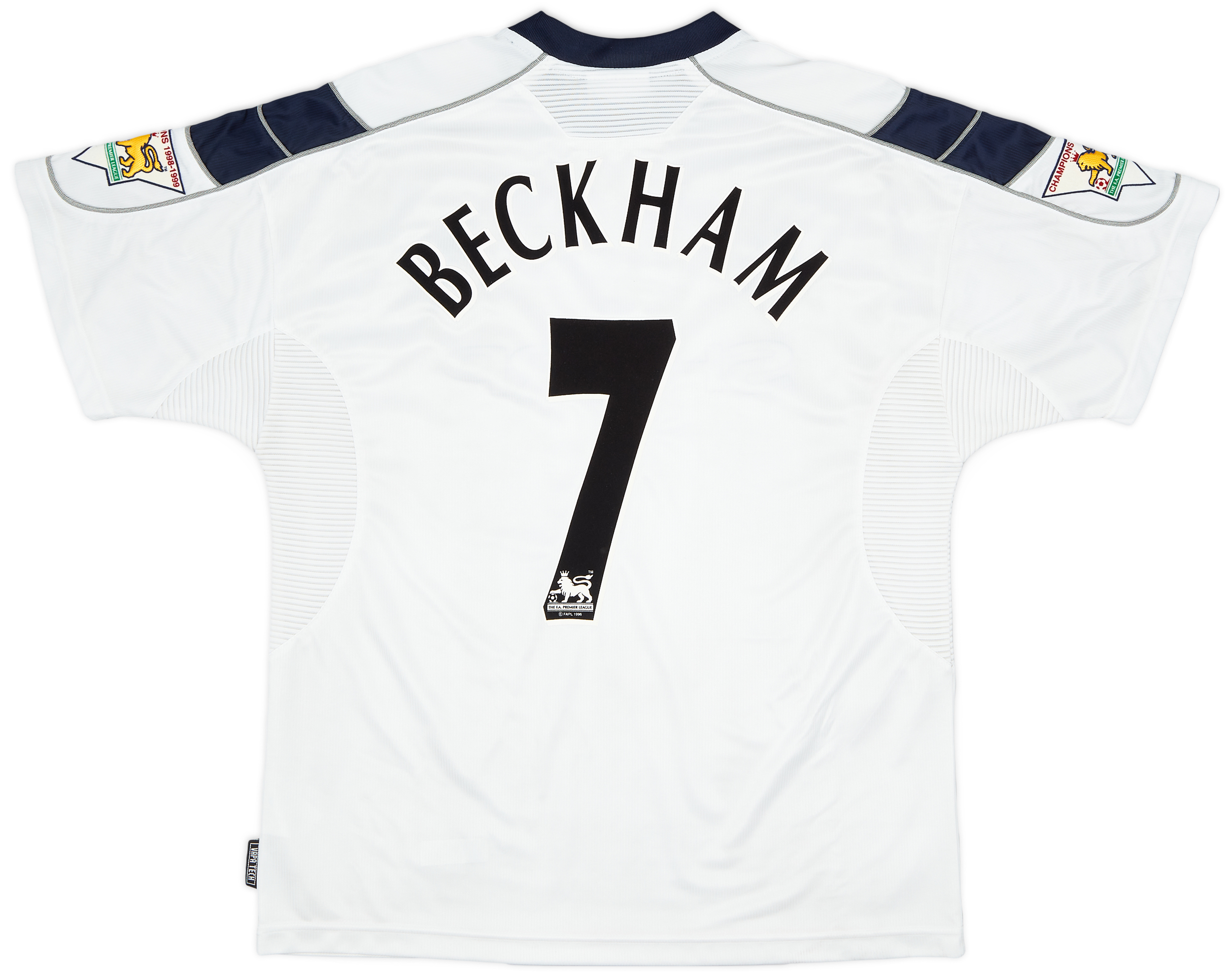 1999-00 Manchester United Third Shirt Beckham #7 - 9/10 - (L)