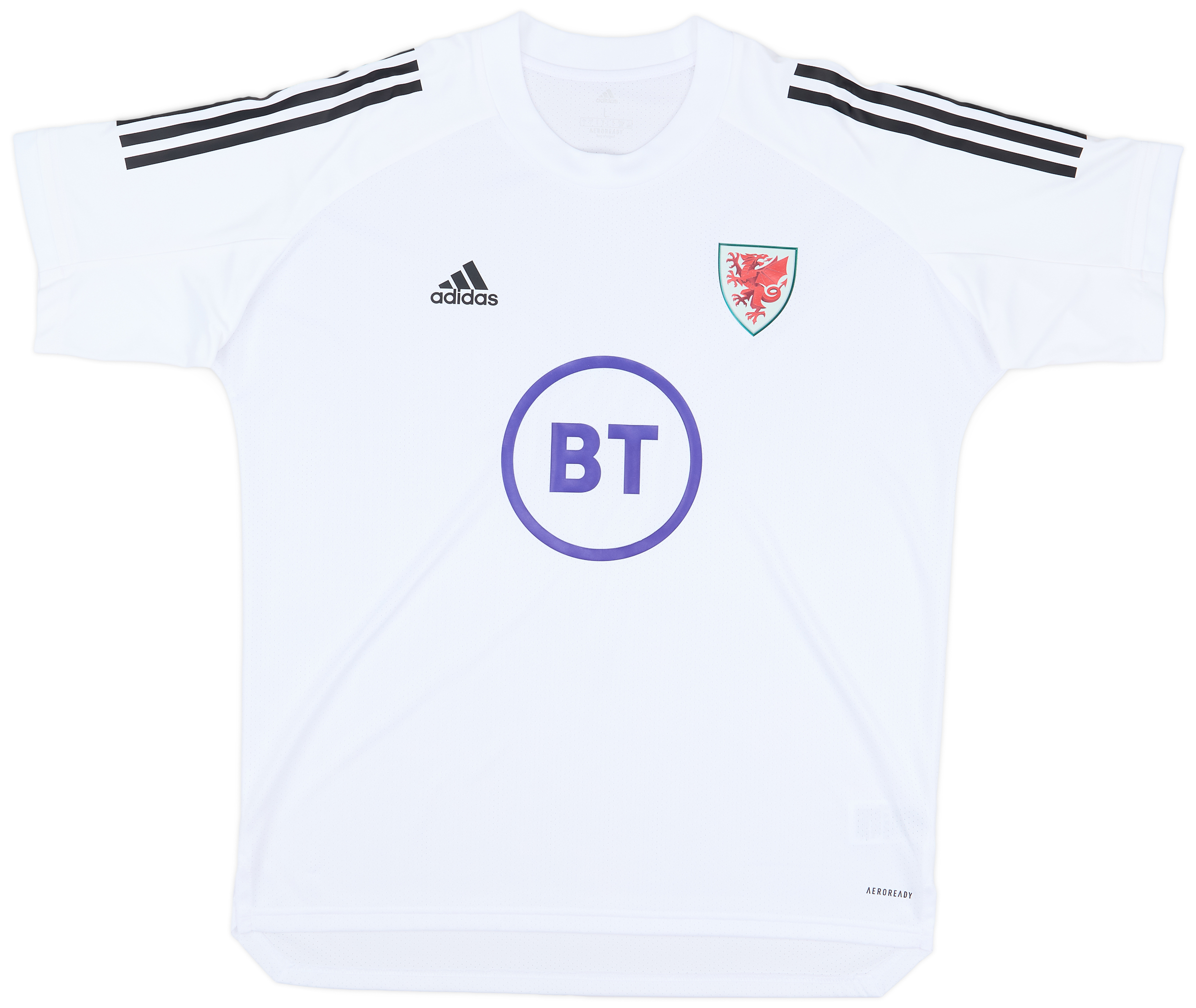 2020-21 Wales adidas Training Shirt - 9/10