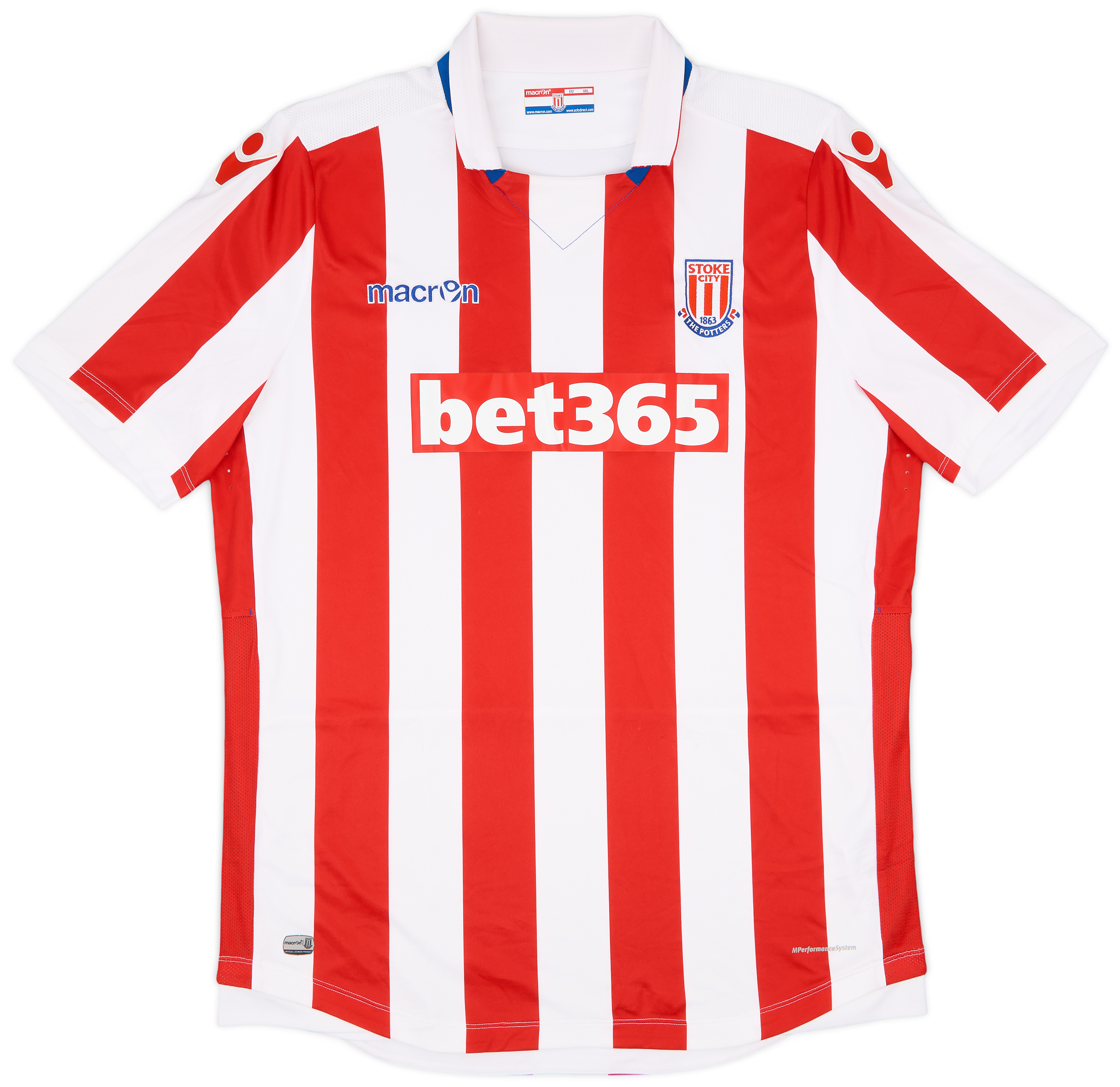 2017-18 Stoke City Home Shirt - 8/10 - (4XL)