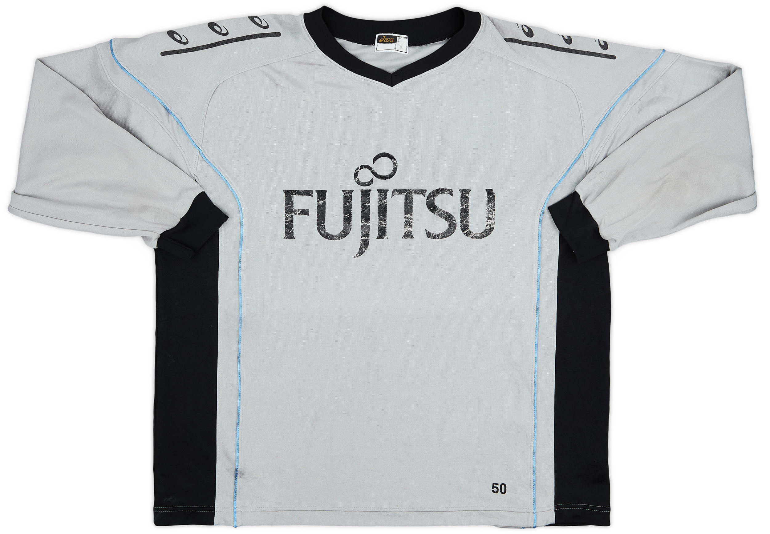 1990s Asics Template L/S Shirt - 4/10 - (XL)