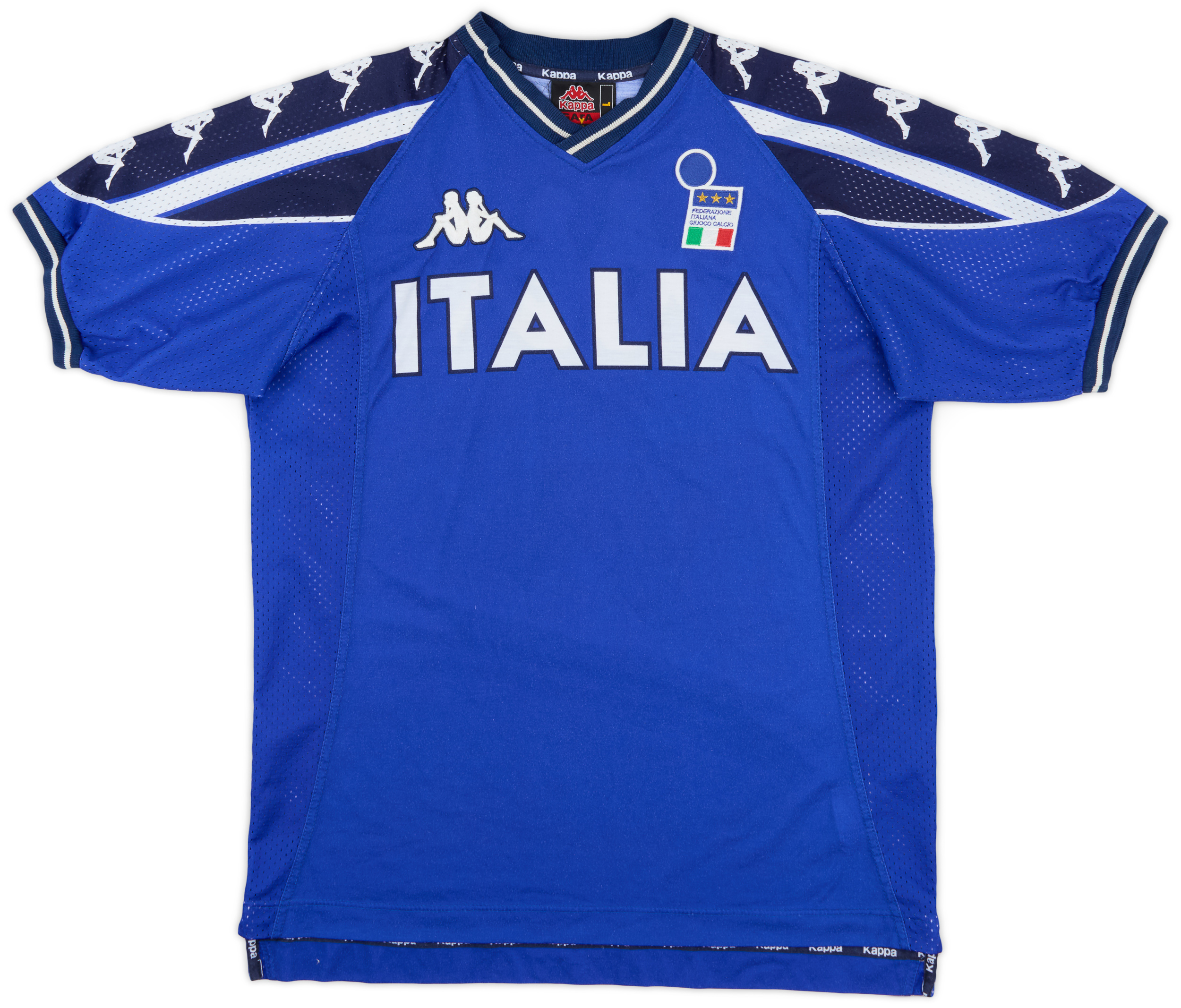 2000-01 Italy Kappa Training Shirt - 9/10 - (L)