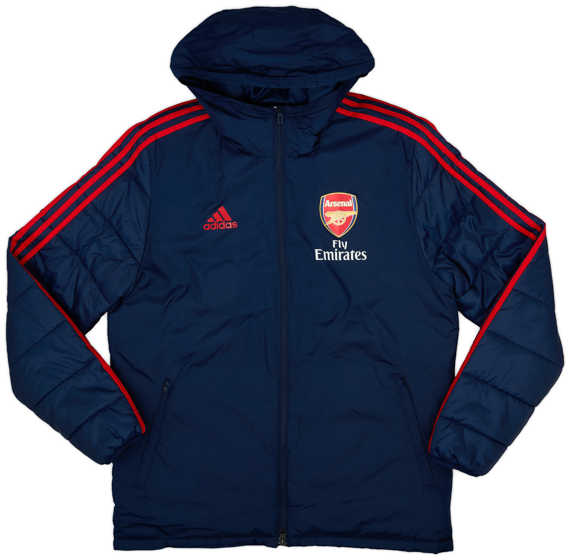 2019-20 Arsenal adidas Padded Bench Coat - 9/10 - (M)