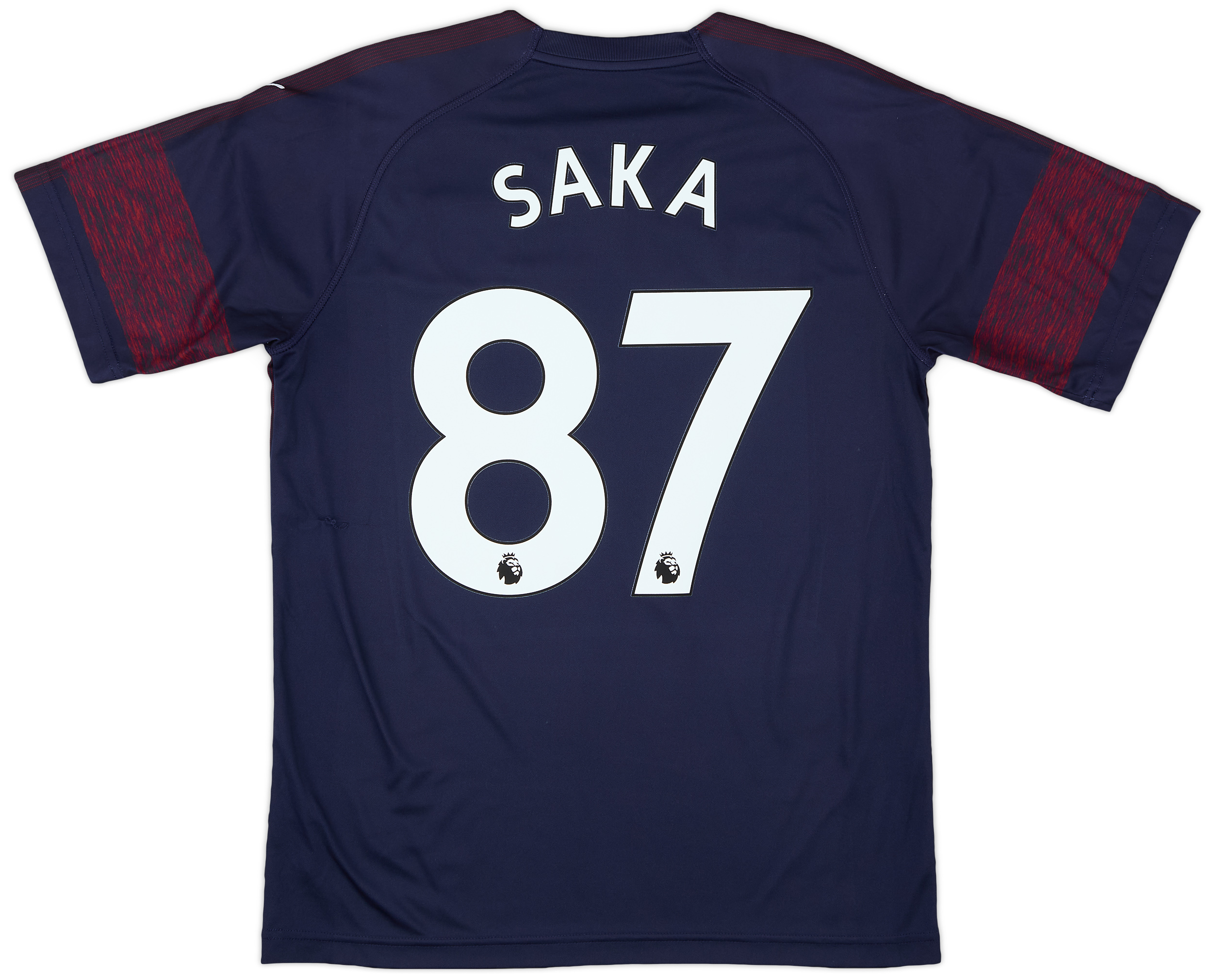 2018-19 Arsenal Away Shirt Saka #87 - 9/10 - (M)