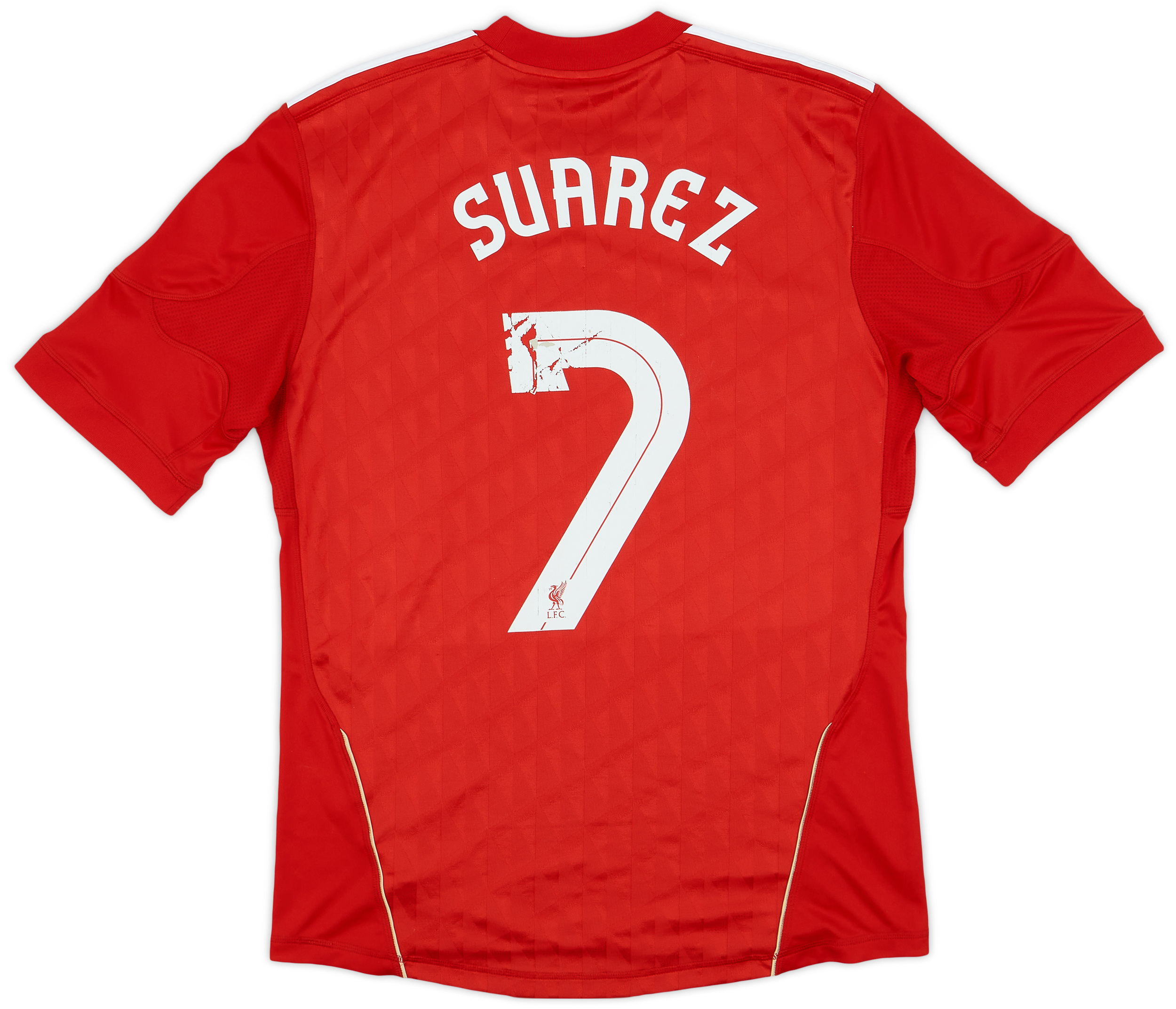 2010-12 Liverpool Home Shirt Suarez #7 - 3/10 - (M)