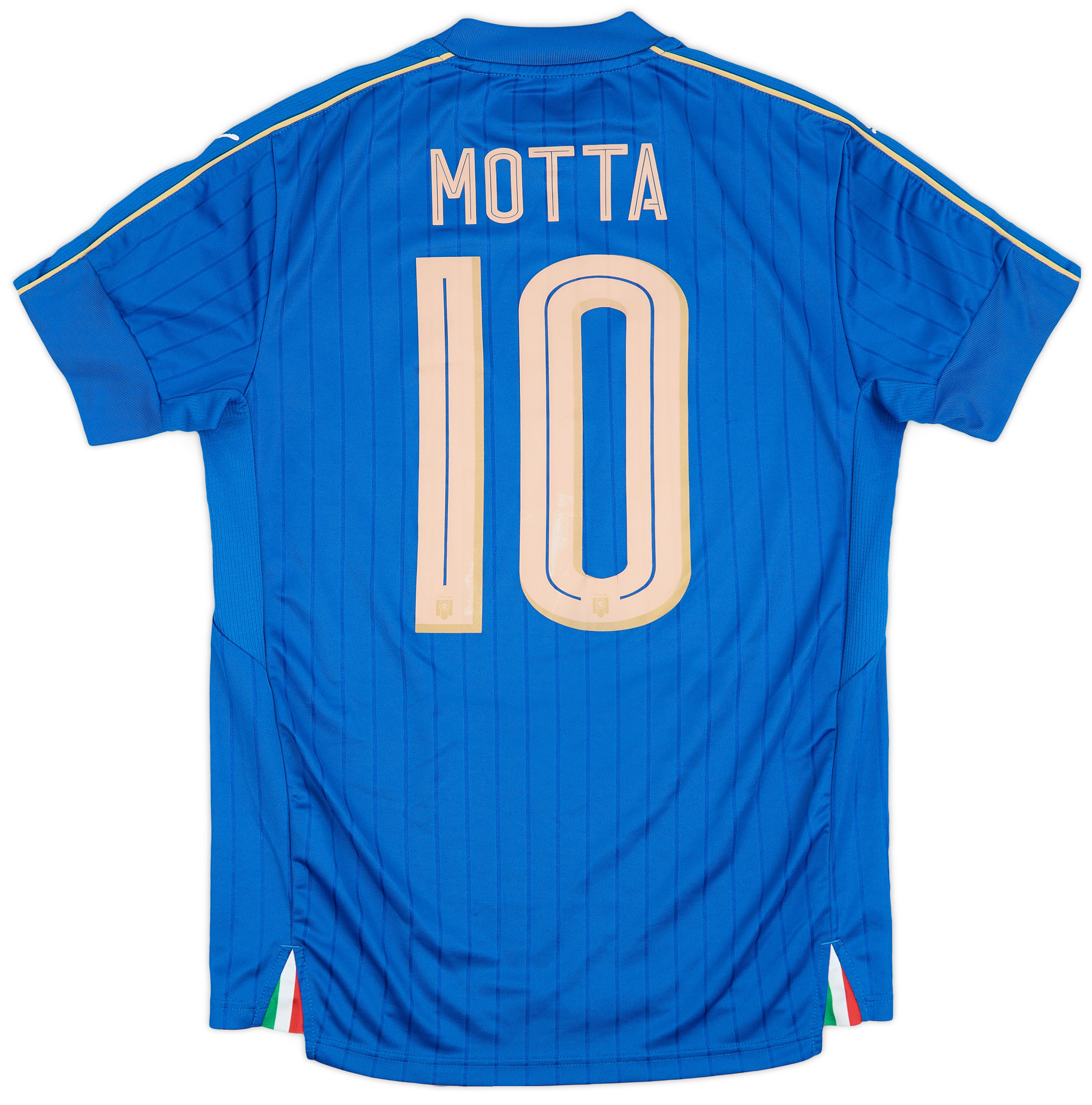 2016-17 Italy Home Shirt Motta #10 - 7/10 - (S)