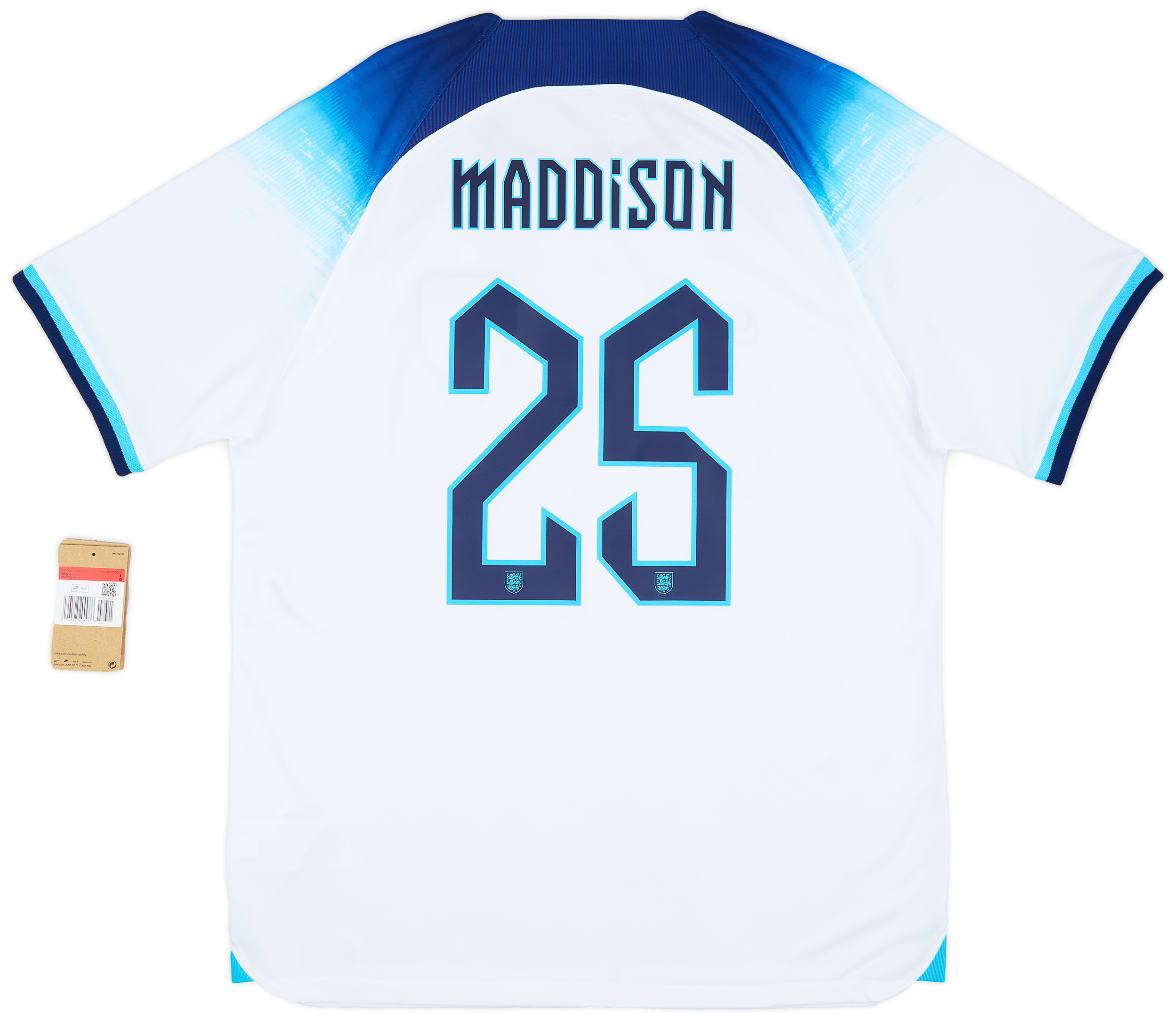 2022-23 England Home Shirt Maddison #25