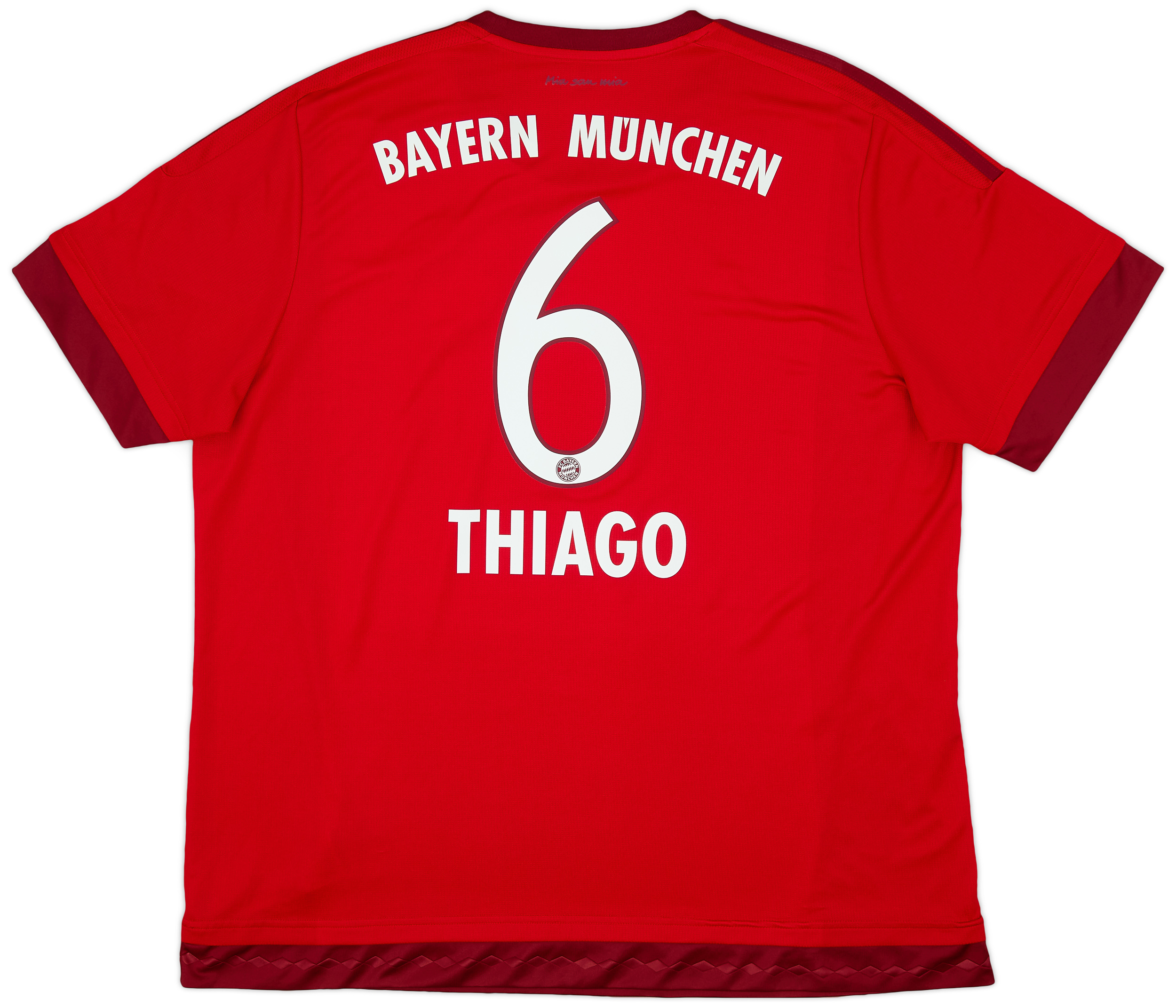 2015-16 Bayern Munich Home Shirt Thiago #6 - 9/10 - (XXL)