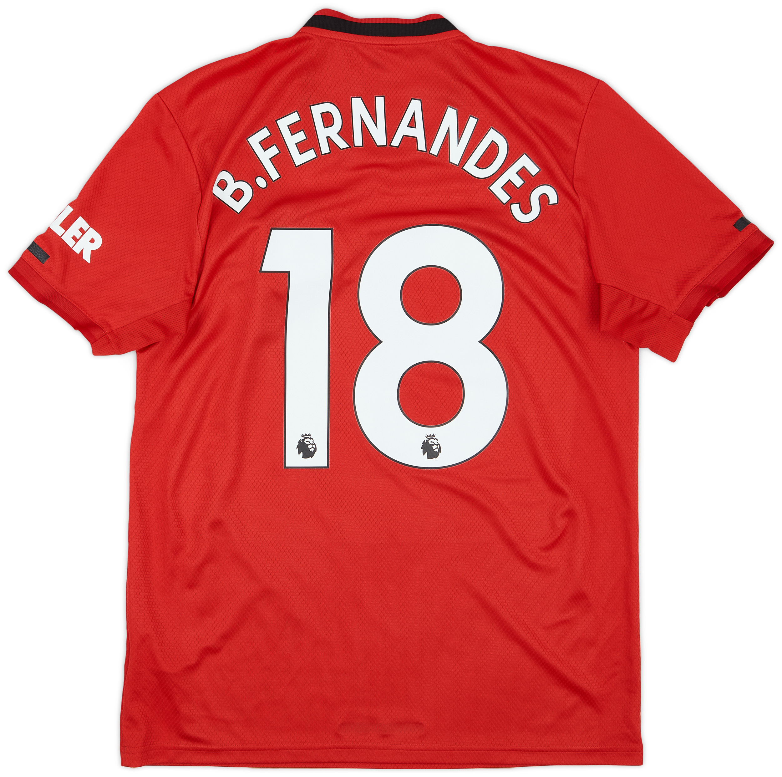 2019-20 Manchester United Home Shirt B.Fernandes #18 - 8/10 - (M)