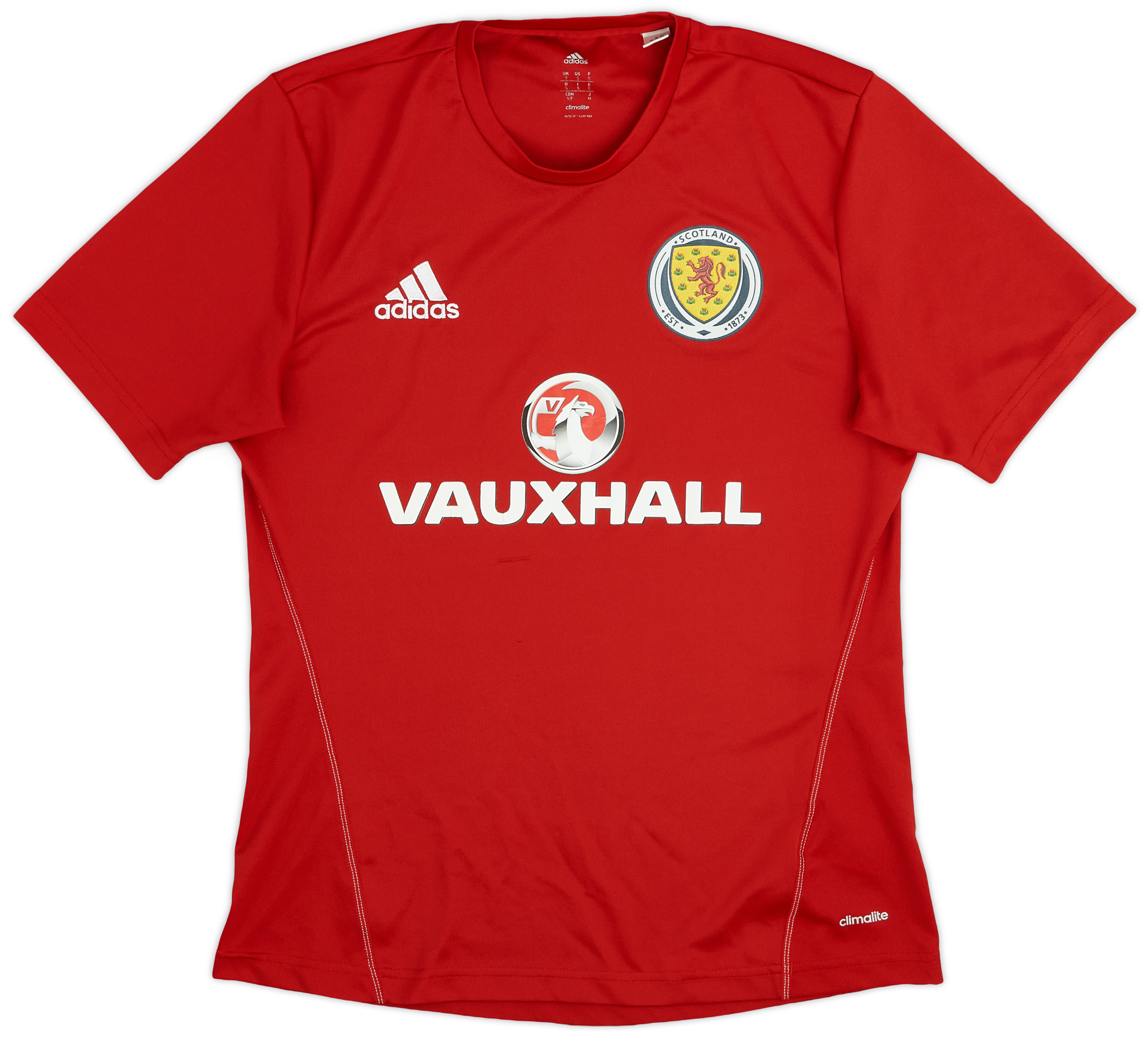 2015-16 Scotland adidas Training Shirt - 7/10 - (S)