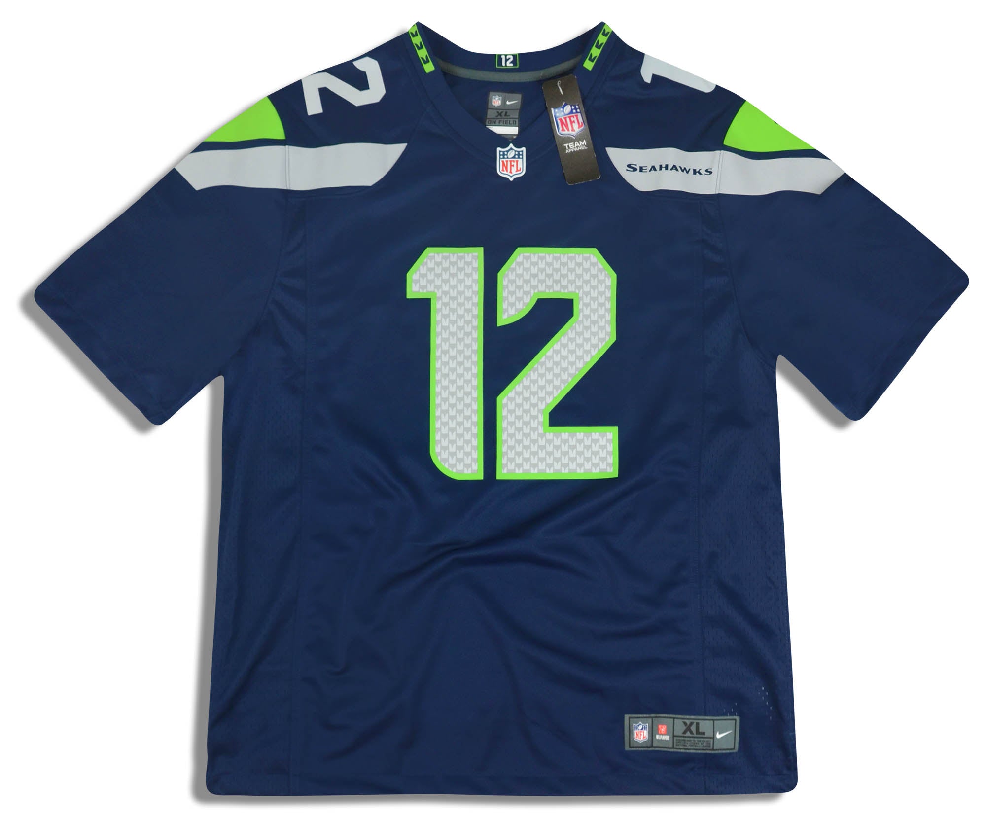2017-2018 Seattle Seahawks Fan #12 Nike Game Jersey (Home) XL - W/Tags