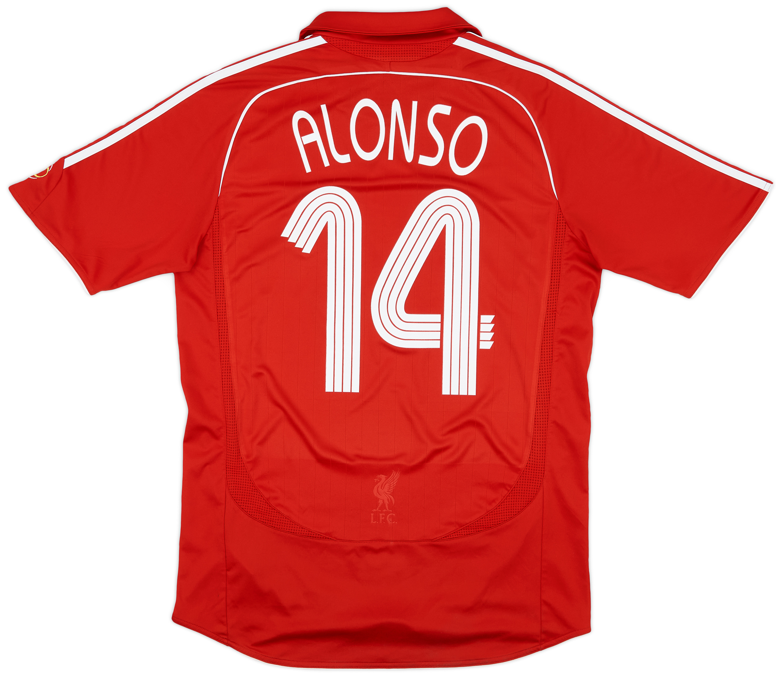 2006-08 Liverpool Home Shirt Alonso #14 - 6/10 - (M)