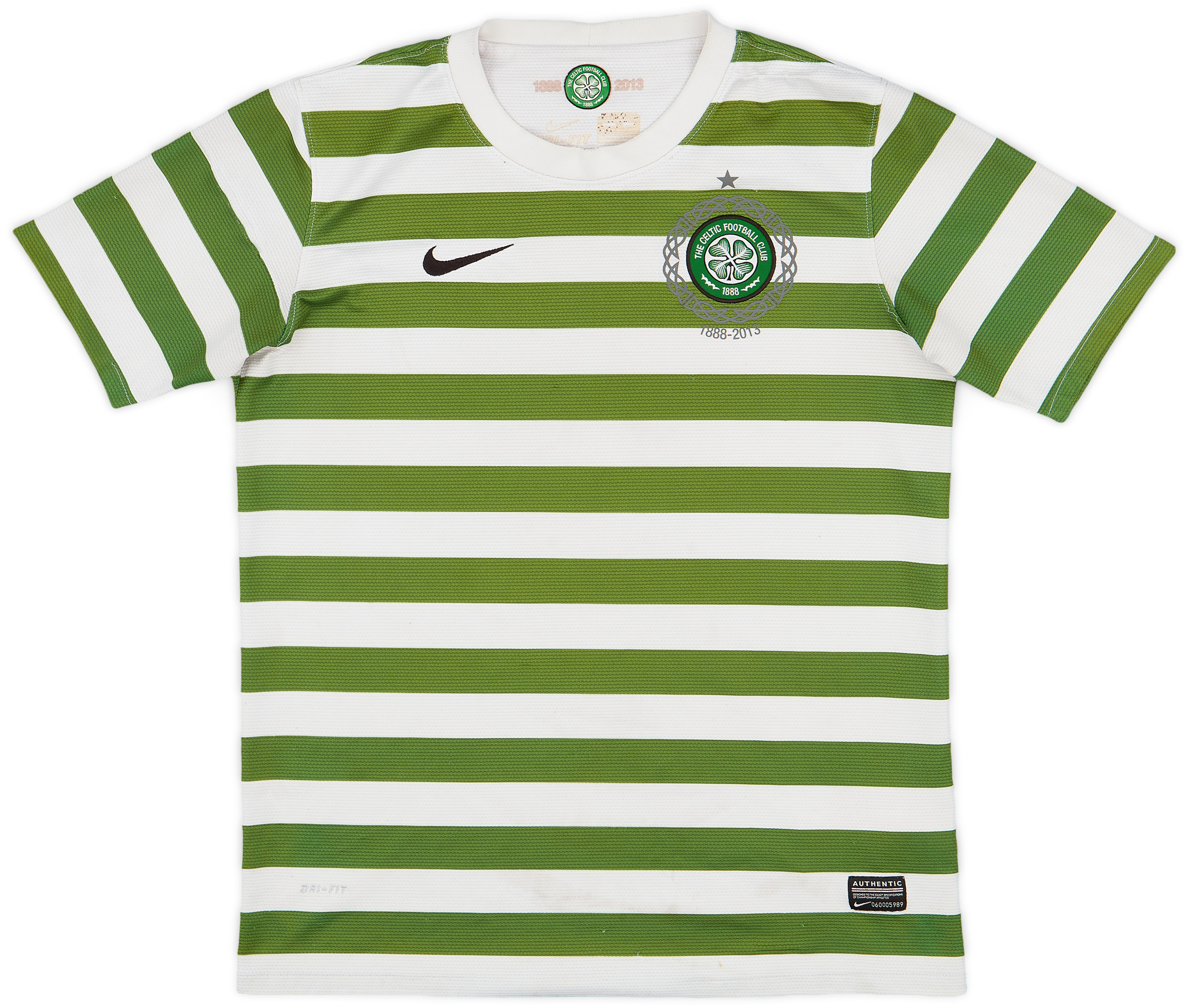 2012-13 Celtic '125th Anniversary' Home Shirt - 5/10 - (XL.Boys)