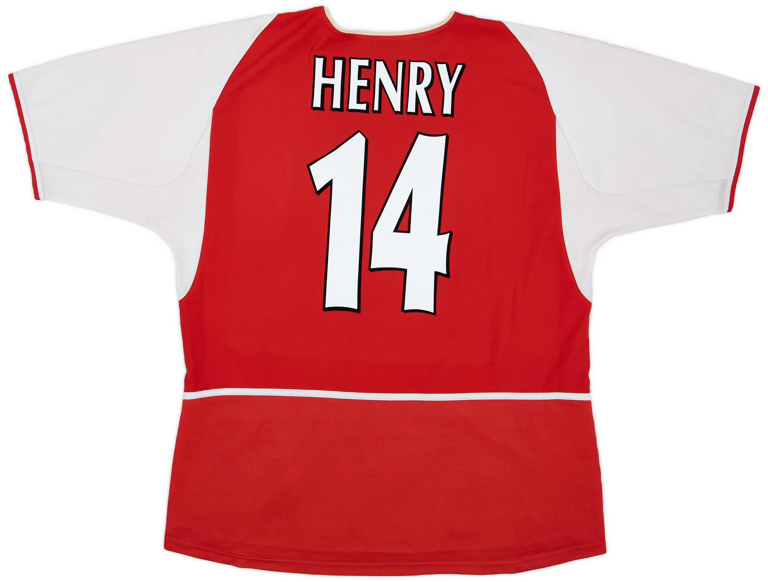 2002-04 Arsenal Home Shirt Henry #14 - 9/10 - (XL)