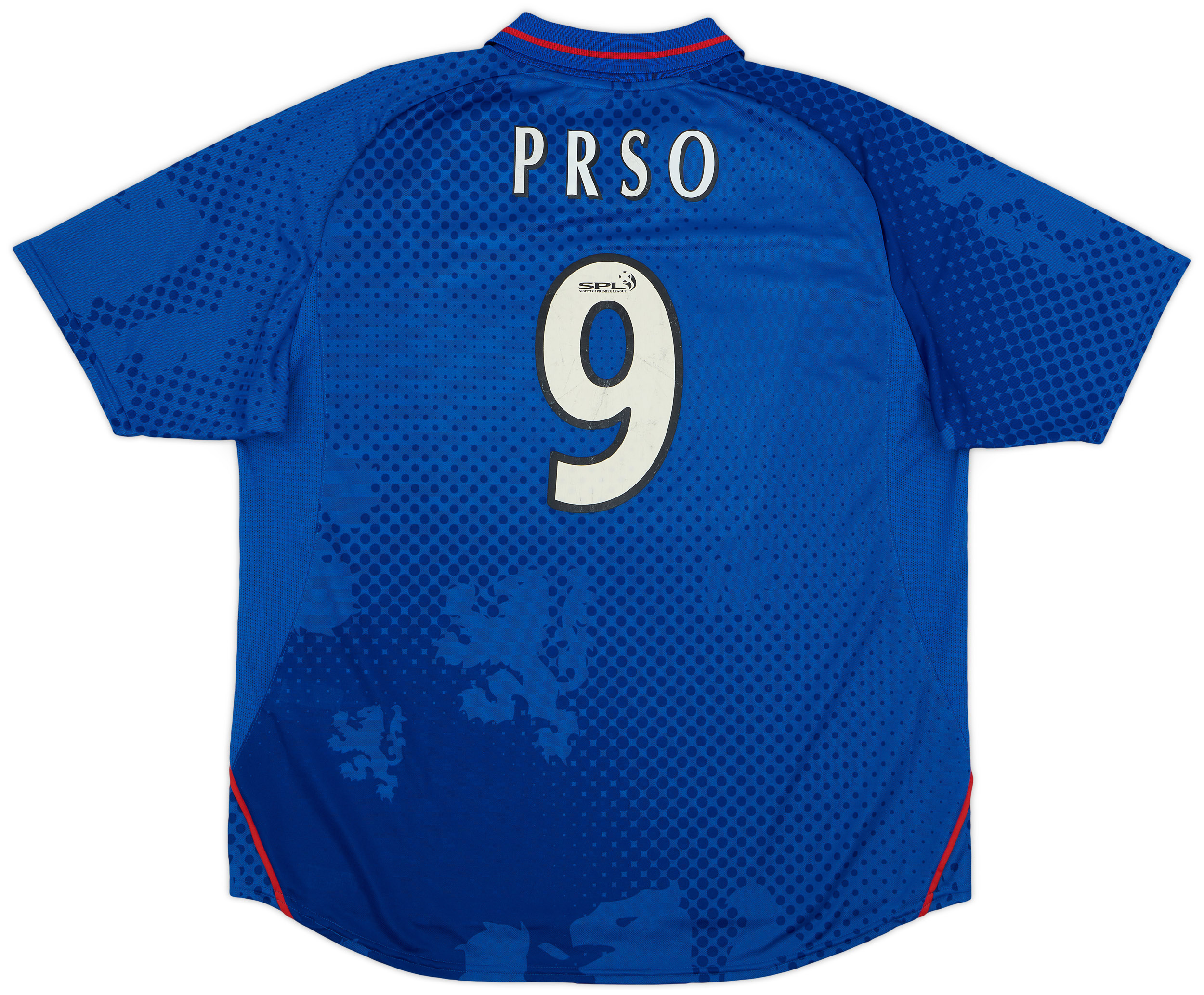 2002-03 Rangers Home Shirt Prso #9 - 8/10 - (XXL)