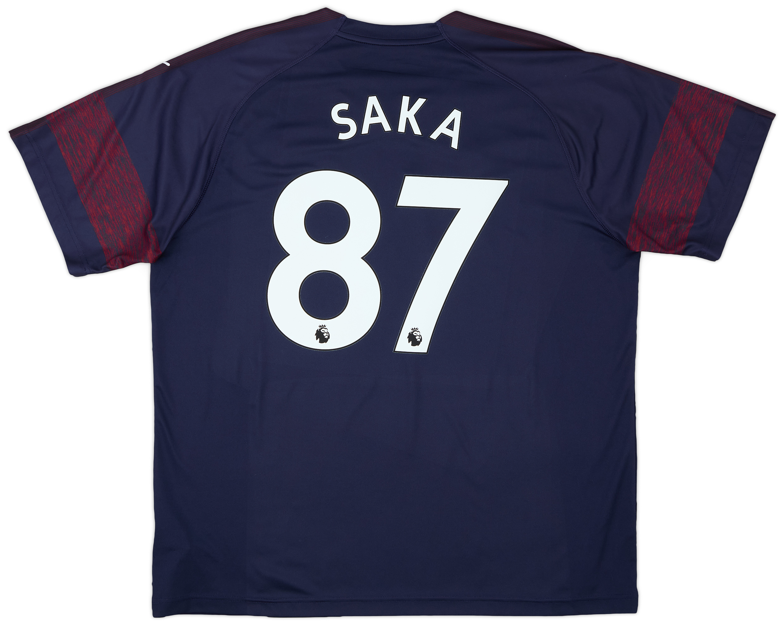 2018-19 Arsenal Away Shirt Saka #87 - 9/10 - (XXL)