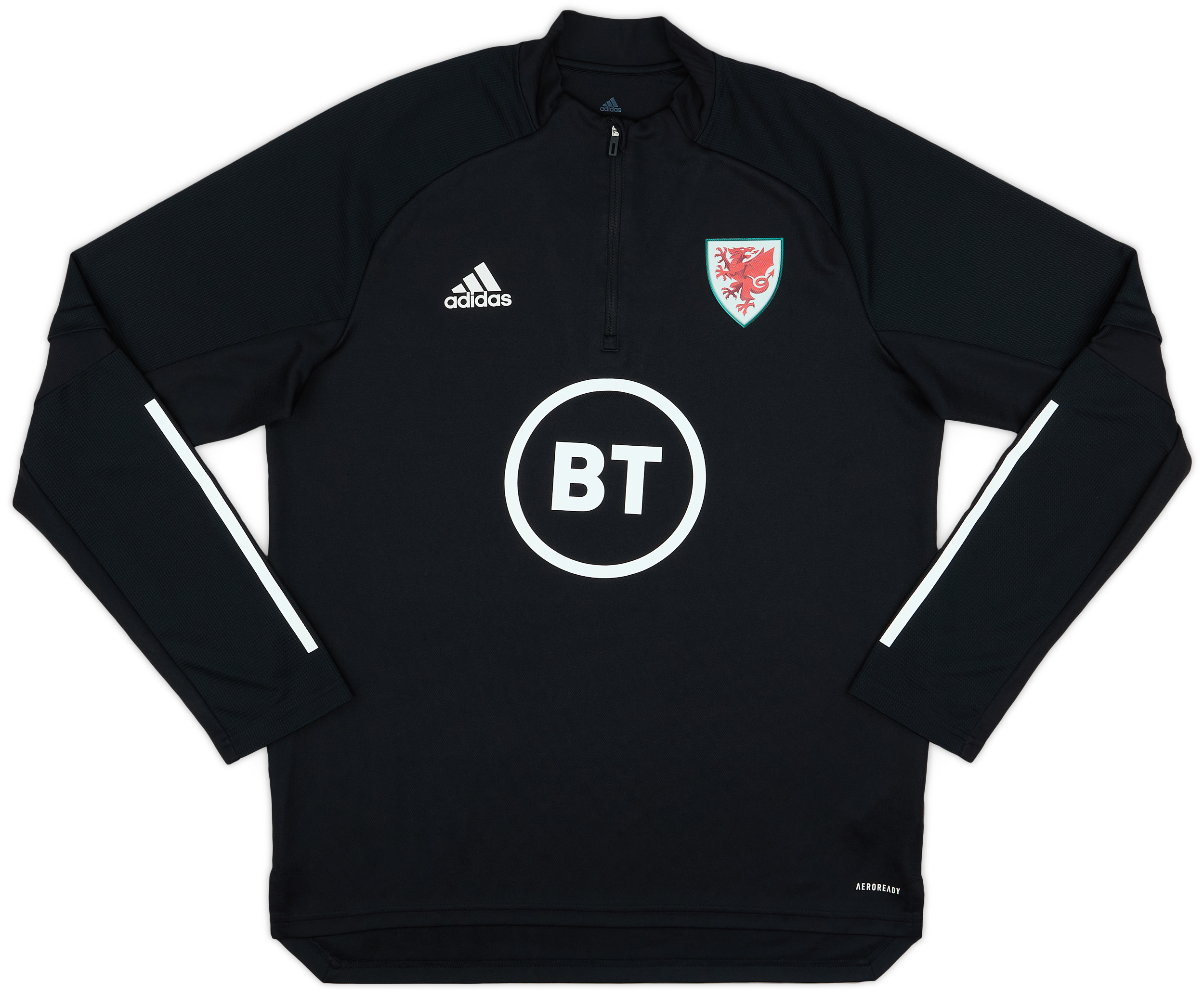 2020-21 Wales adidas 1/4 Zip Training Top - 7/10
