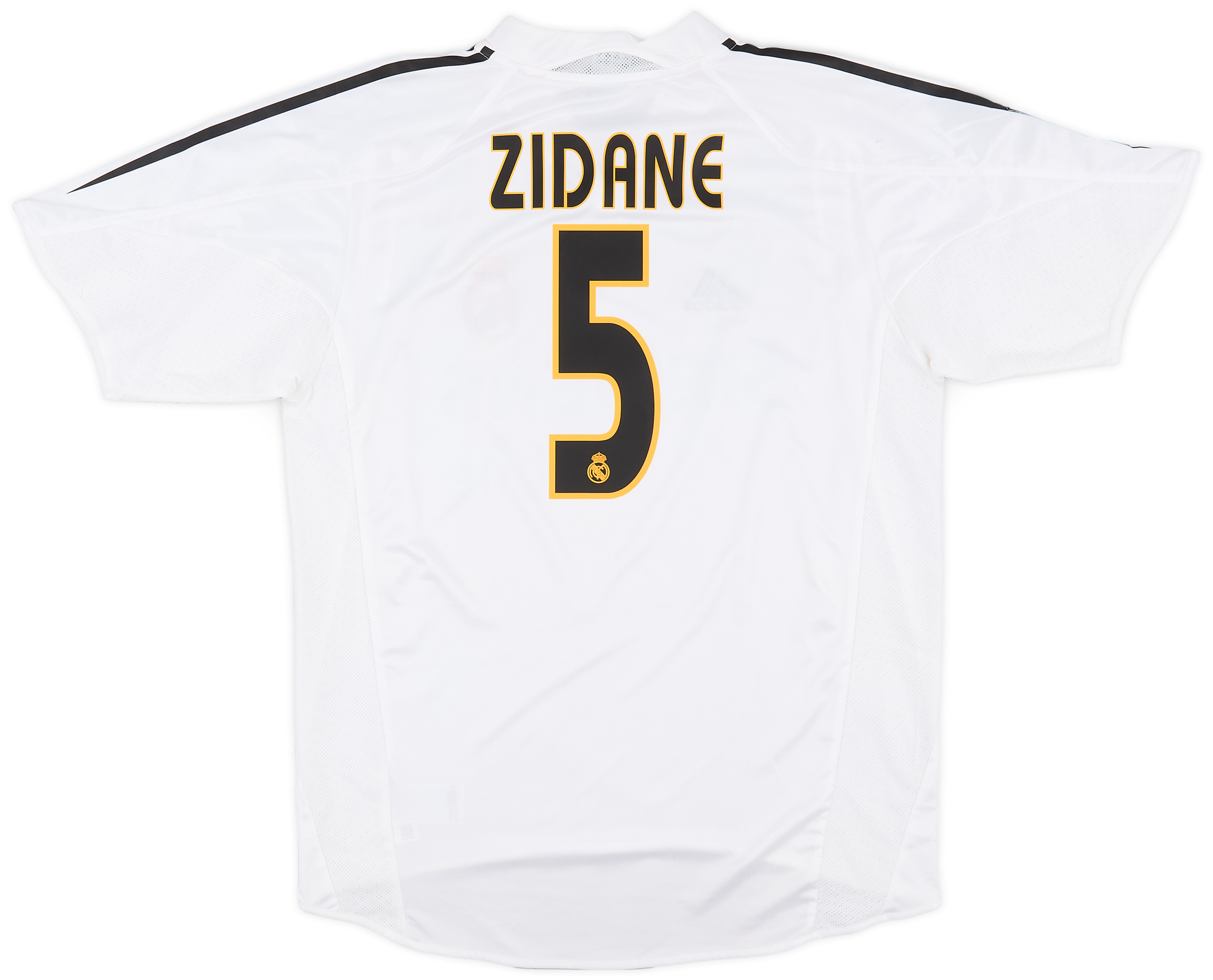 2004-05 Real Madrid Home Shirt Zidane #5 - 9/10 - (M)