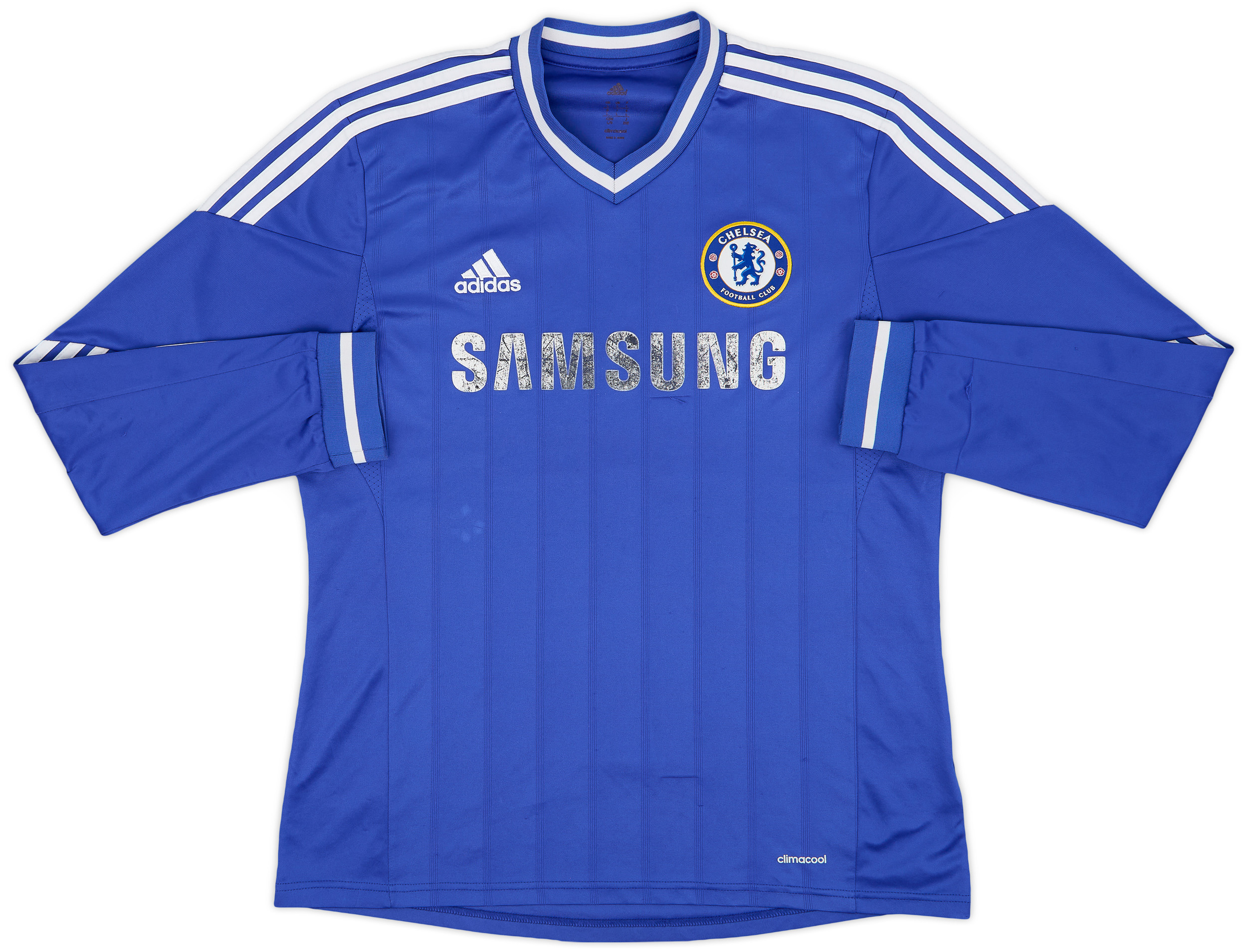 2013-14 Chelsea Home L/S Shirt - 4/10 - (L)