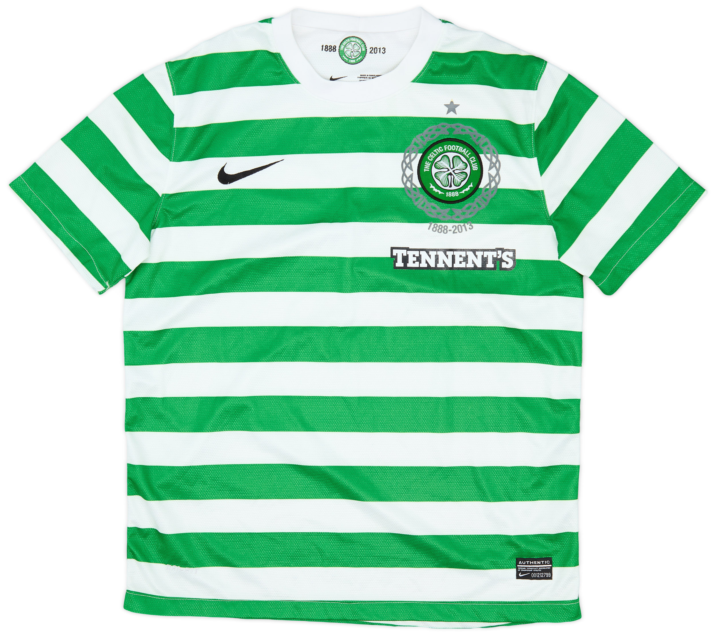 2012-13 Celtic '125th Anniversary' Home Shirt - 7/10 - (S)