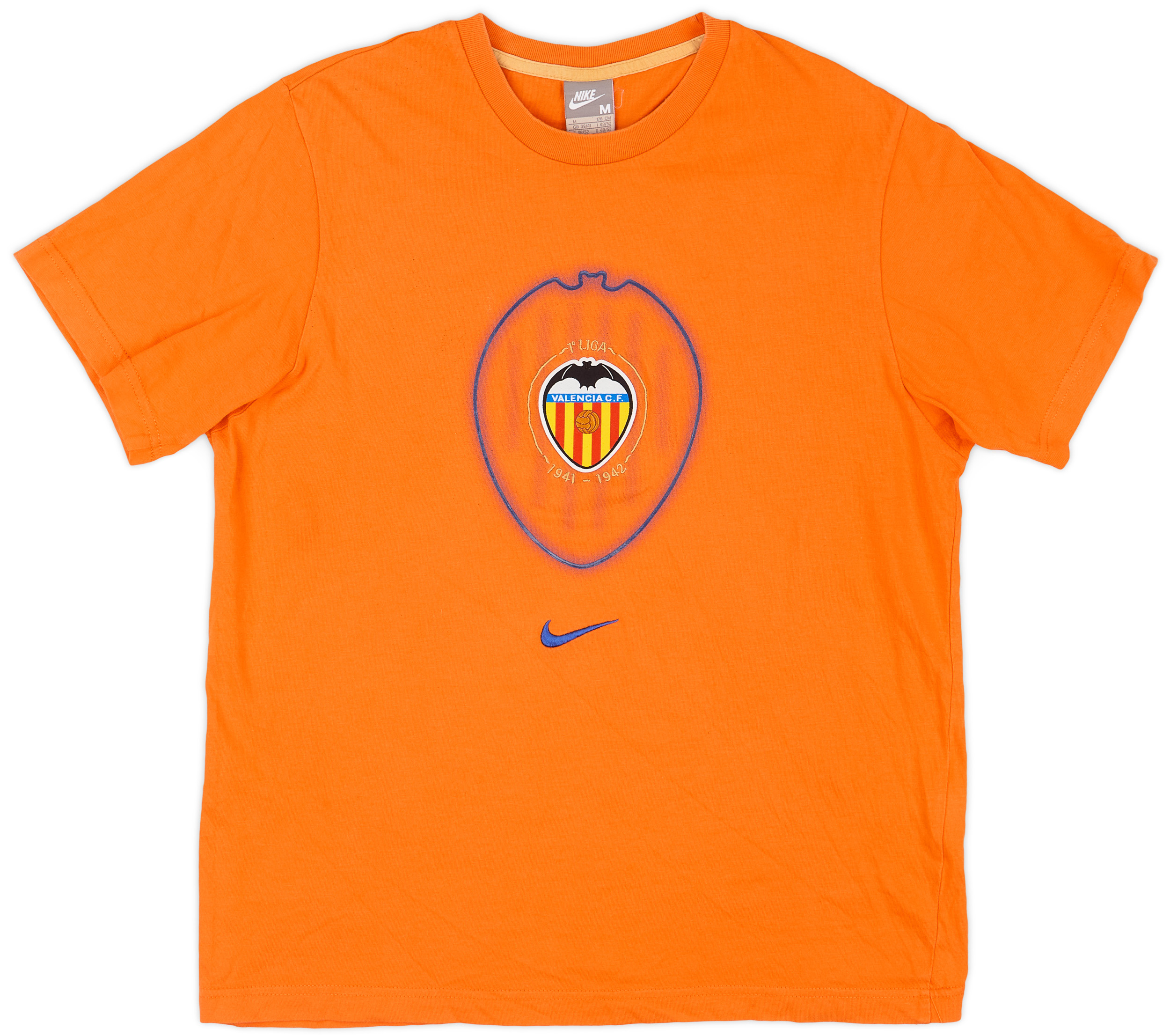2007-08 Valencia Nike Cotton Tee - 9/10 - (M)