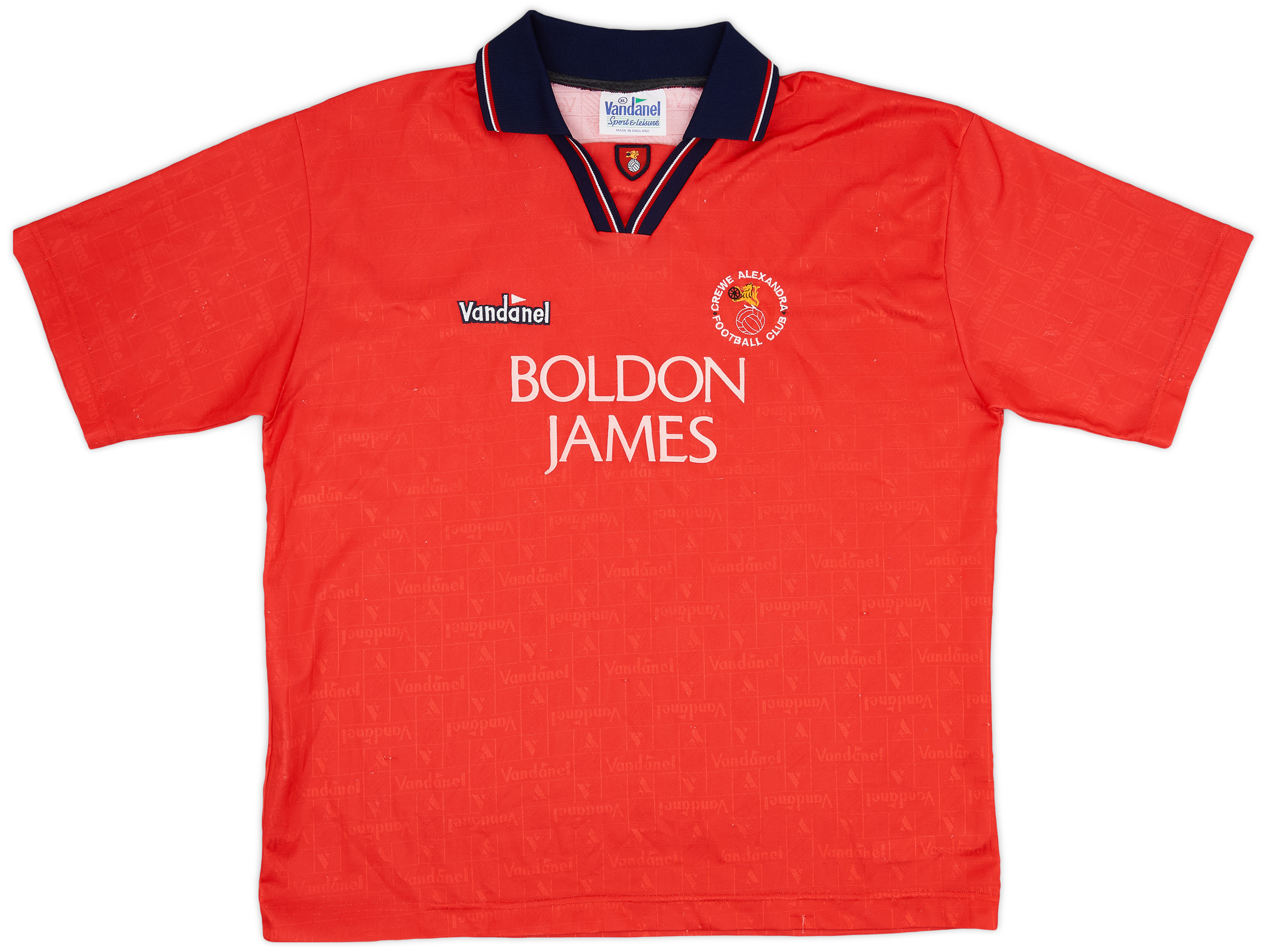 1994-95 Crewe Alexandra Home Shirt - 7/10 - (XL)