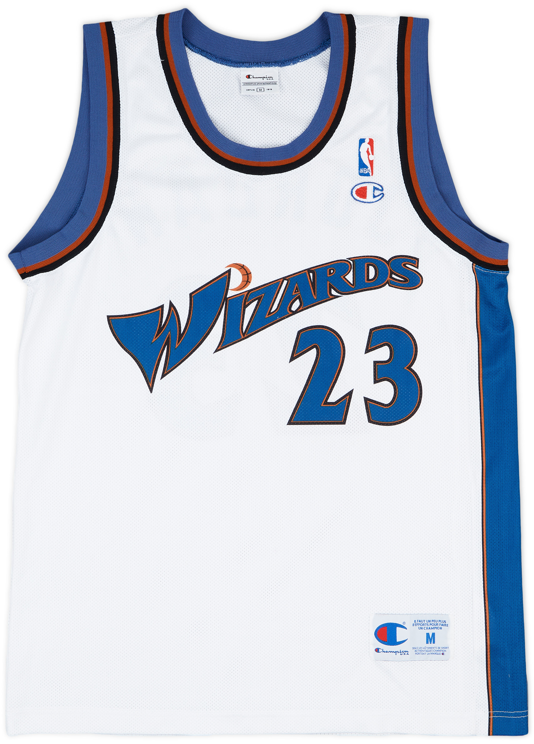2001-03 Washington Wizards Jordan #23 Champion Home Jersey - 9/10 - (M)