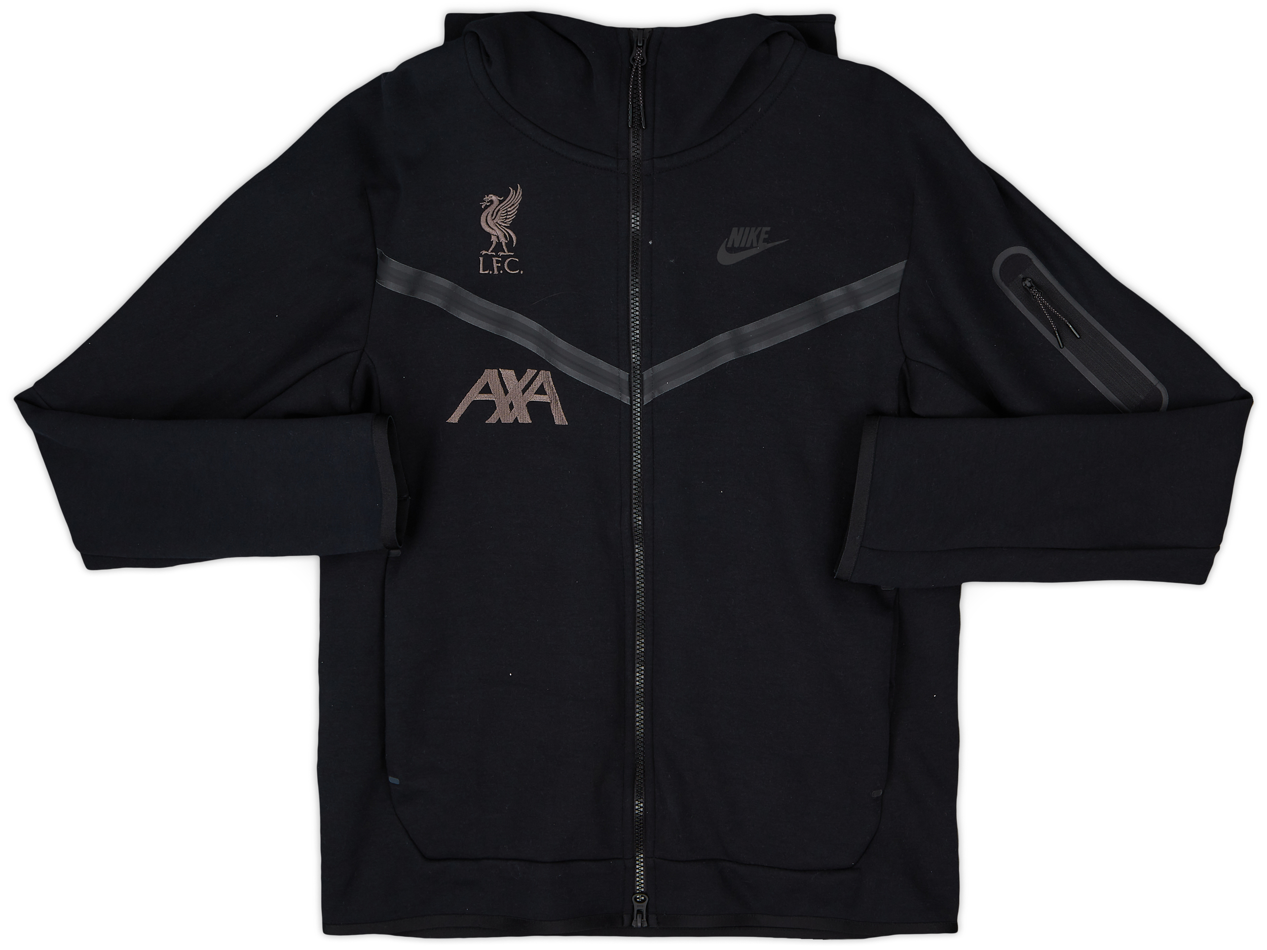 2021-22 Liverpool Nike Hooded Track Jacket - 9/10 - (S)