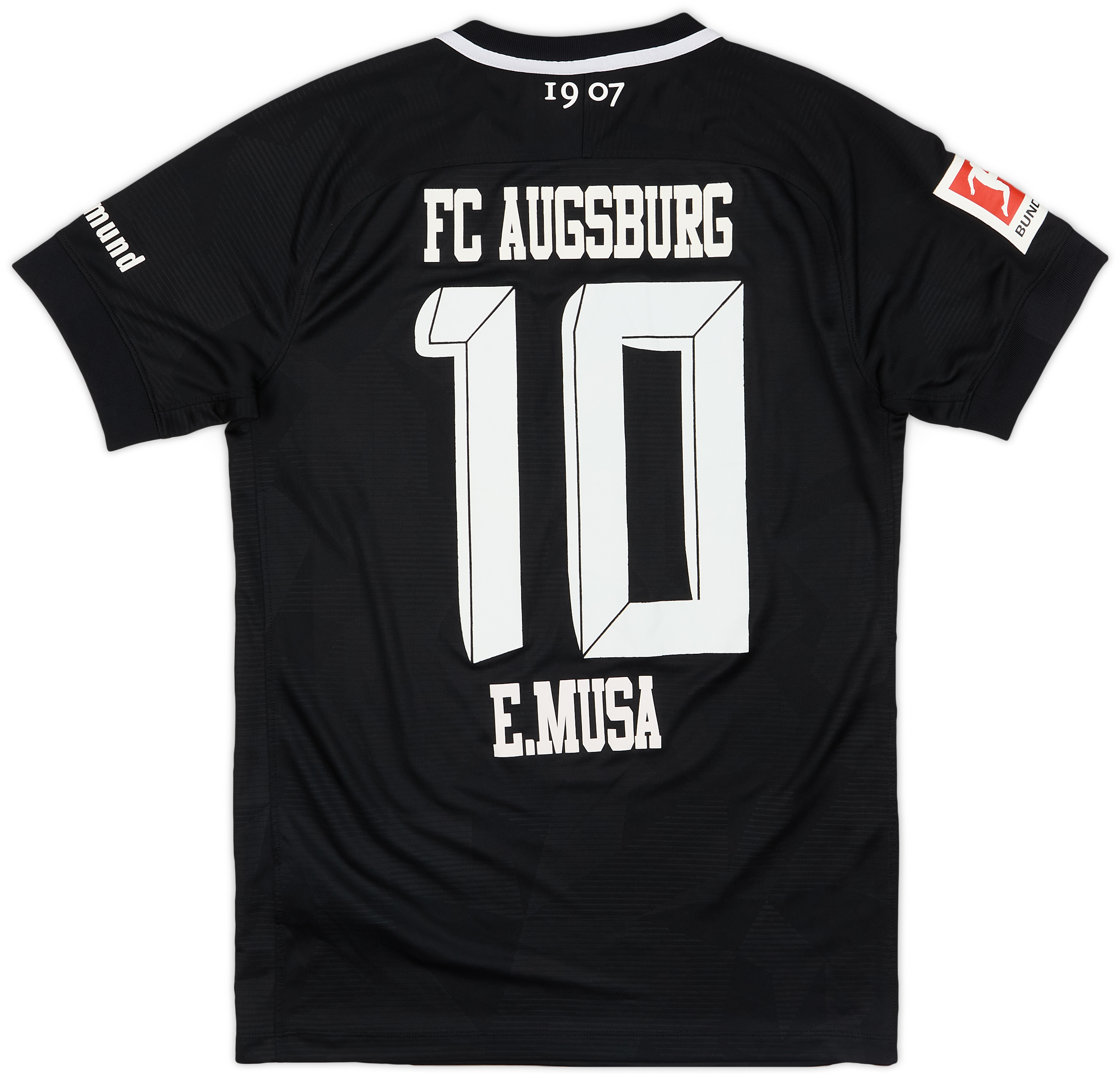 2018-19 Augsburg Third Shirt E. Musa #10 - 7/10 - (S)
