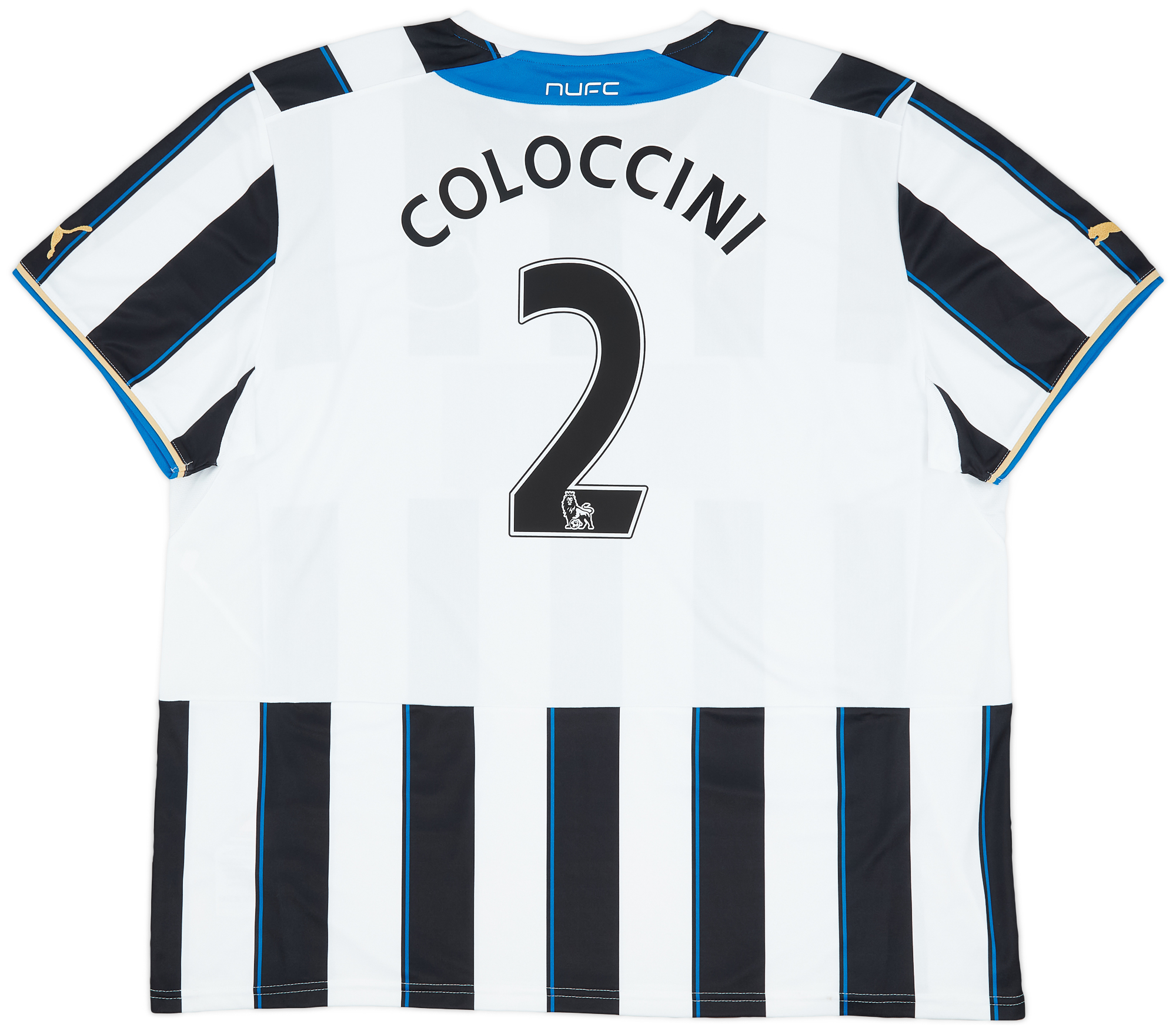 2013-14 Newcastle Home Shirt Coloccini #2 (3XL)