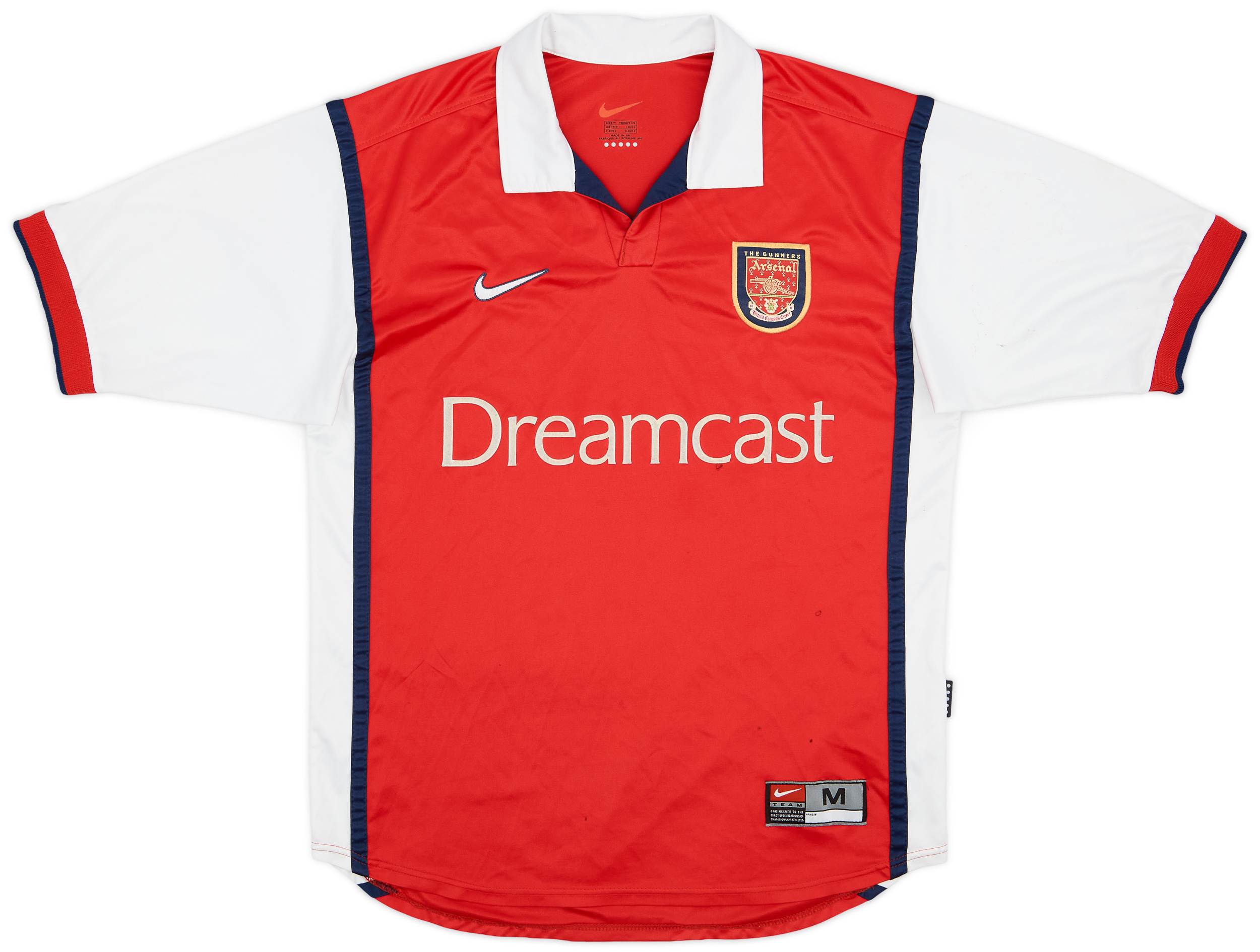 1999-00 Arsenal Home Shirt - 4/10 - (M)