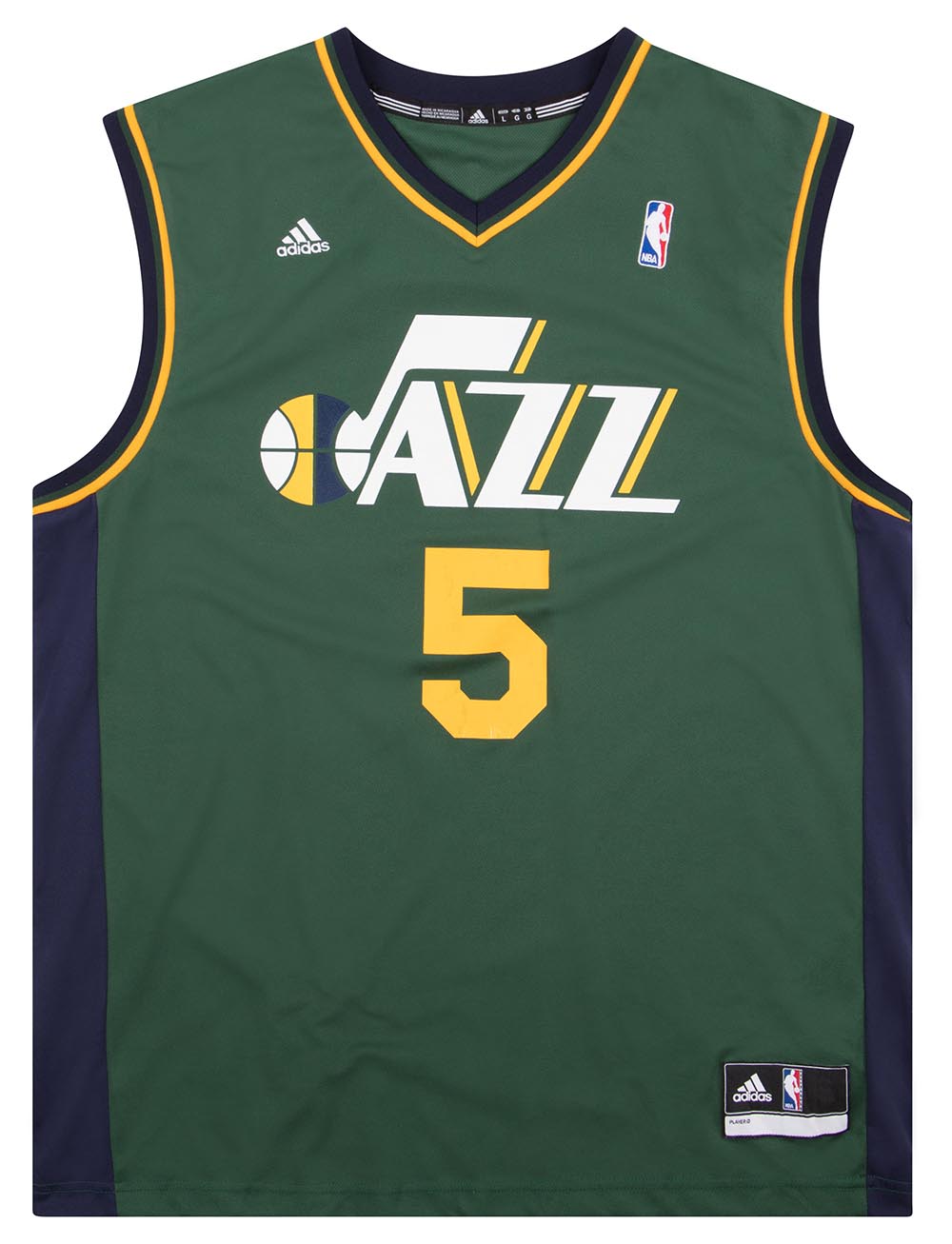 2012-13 Utah Jazz Williams #5 adidas Jersey (Alternate) L