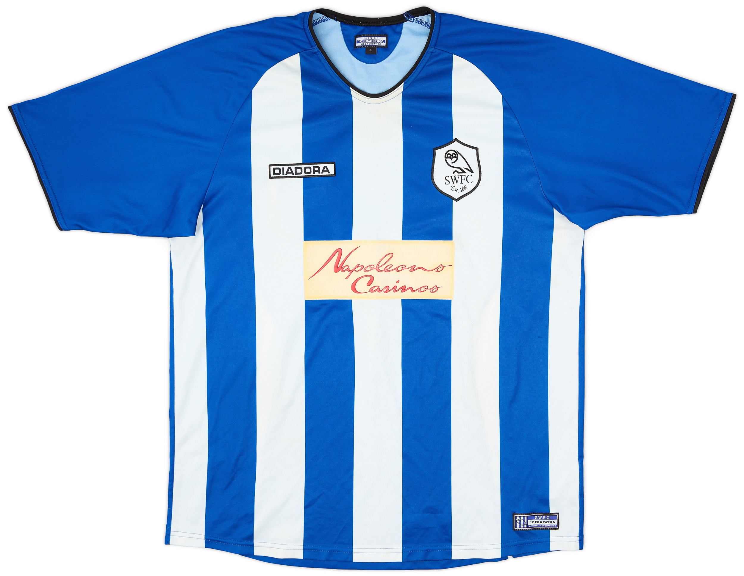 2003-05 Sheffield Wednesday Home Shirt - 7/10 - (L)