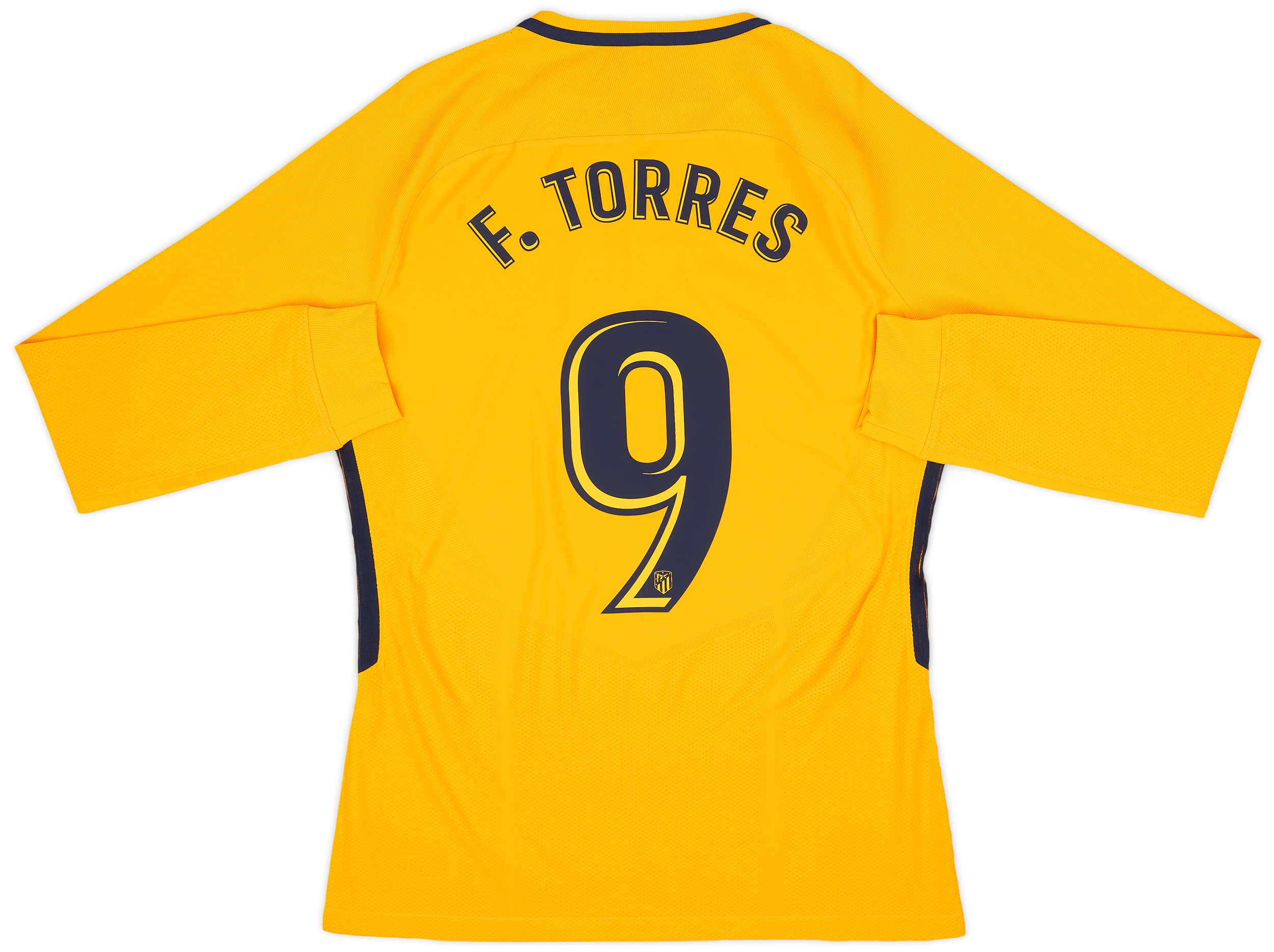 2017-18 Atletico Madrid Authentic Away L/S Shirt F.Torres #9 (L)