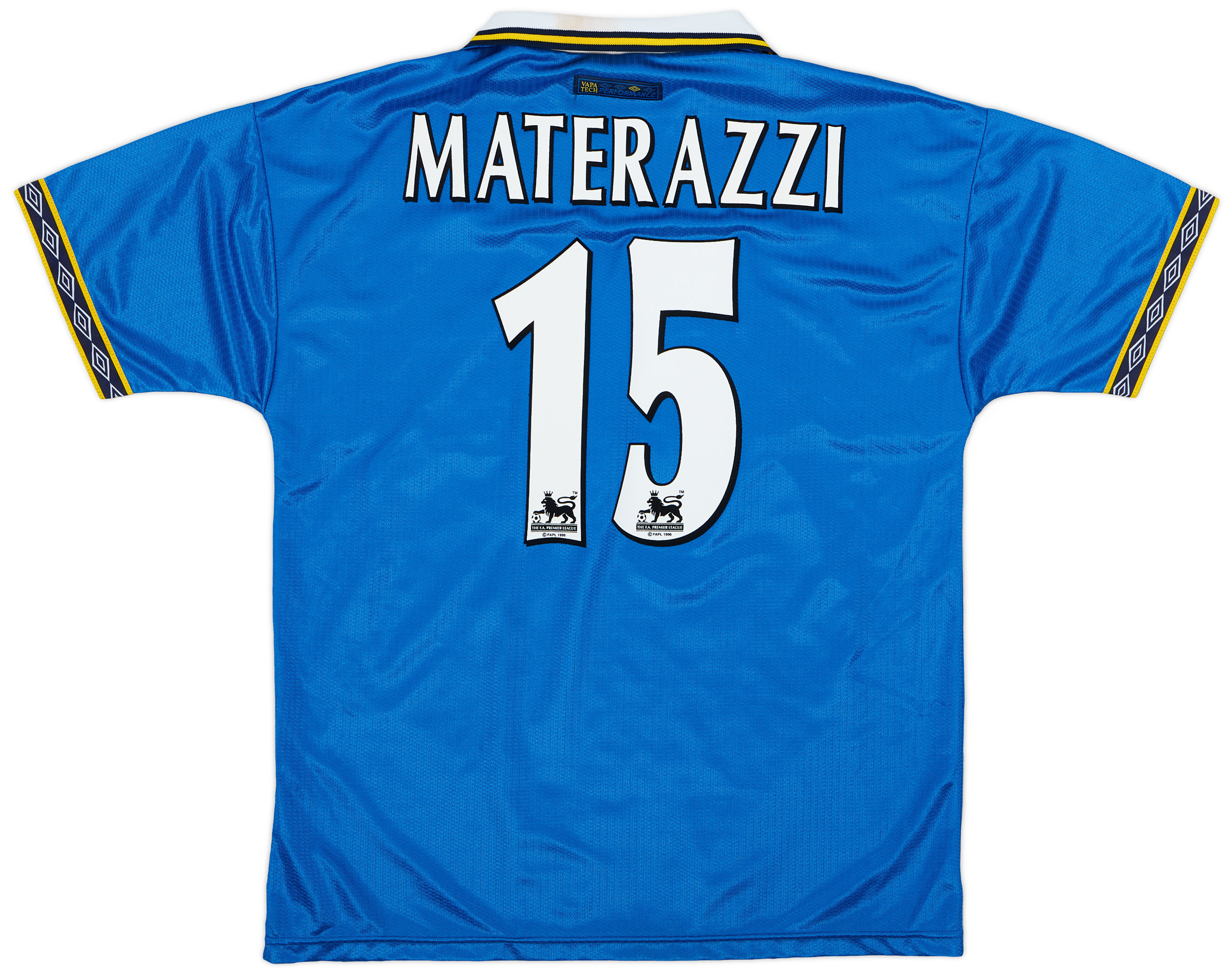 1997-99 Everton Home Shirt Materazzi #15 - 7/10 - (L)