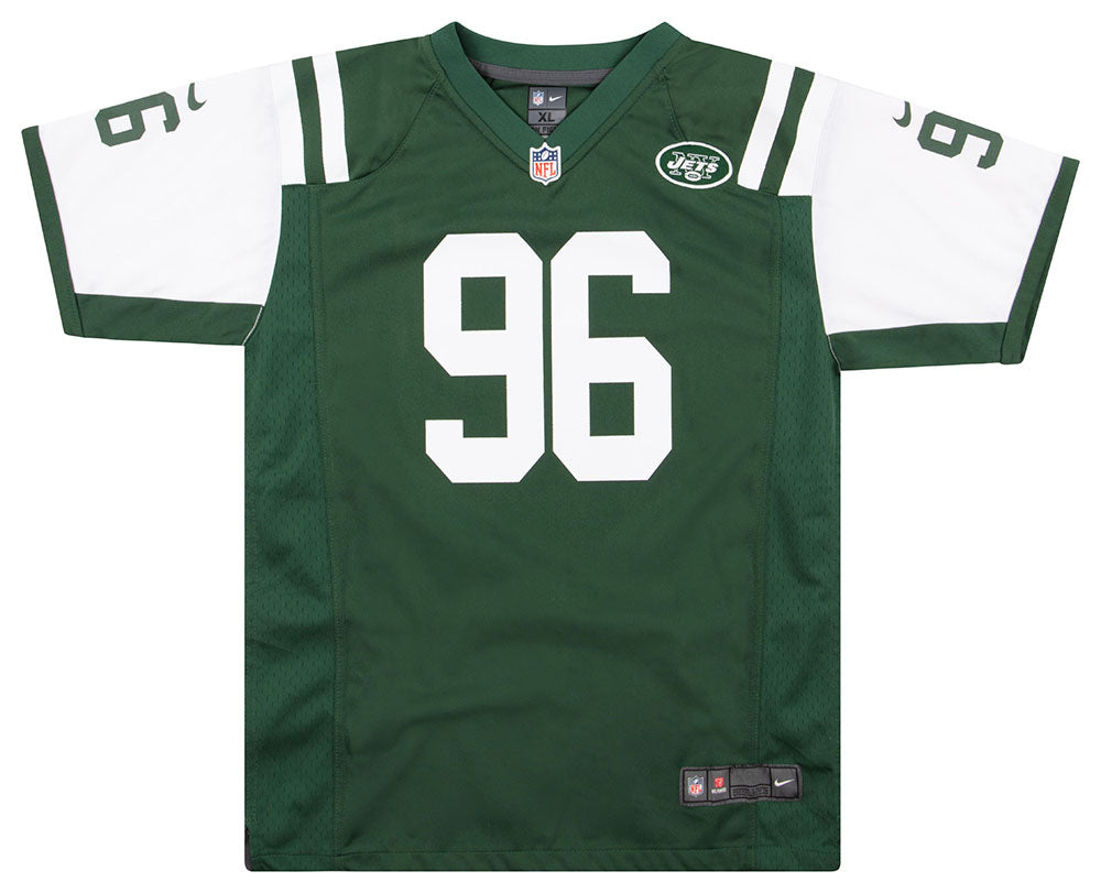 2012-17 New York Jets Wilkerson #96 Nike Game Jersey (Home) Y