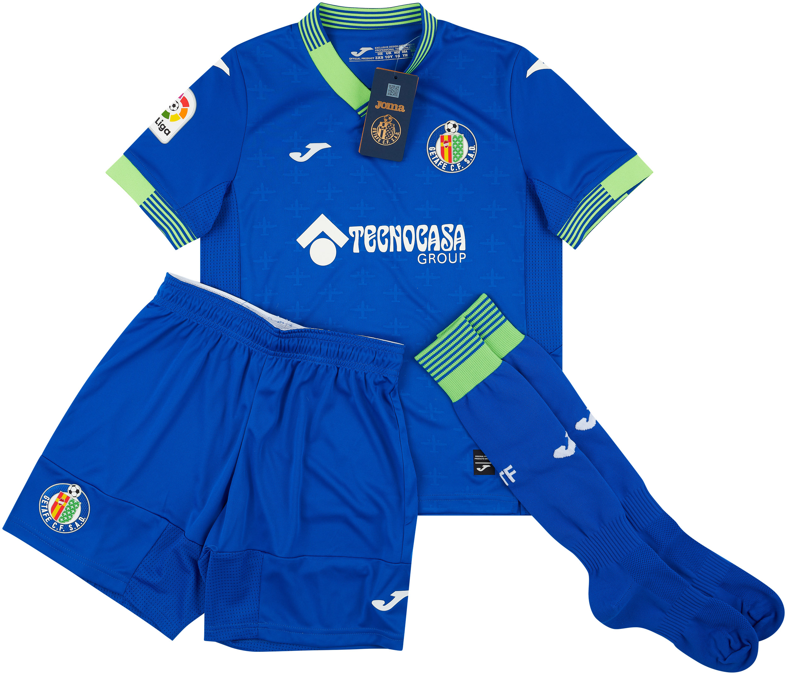 2022-23 Getafe Home Full Kit - NEW - (8 Years)