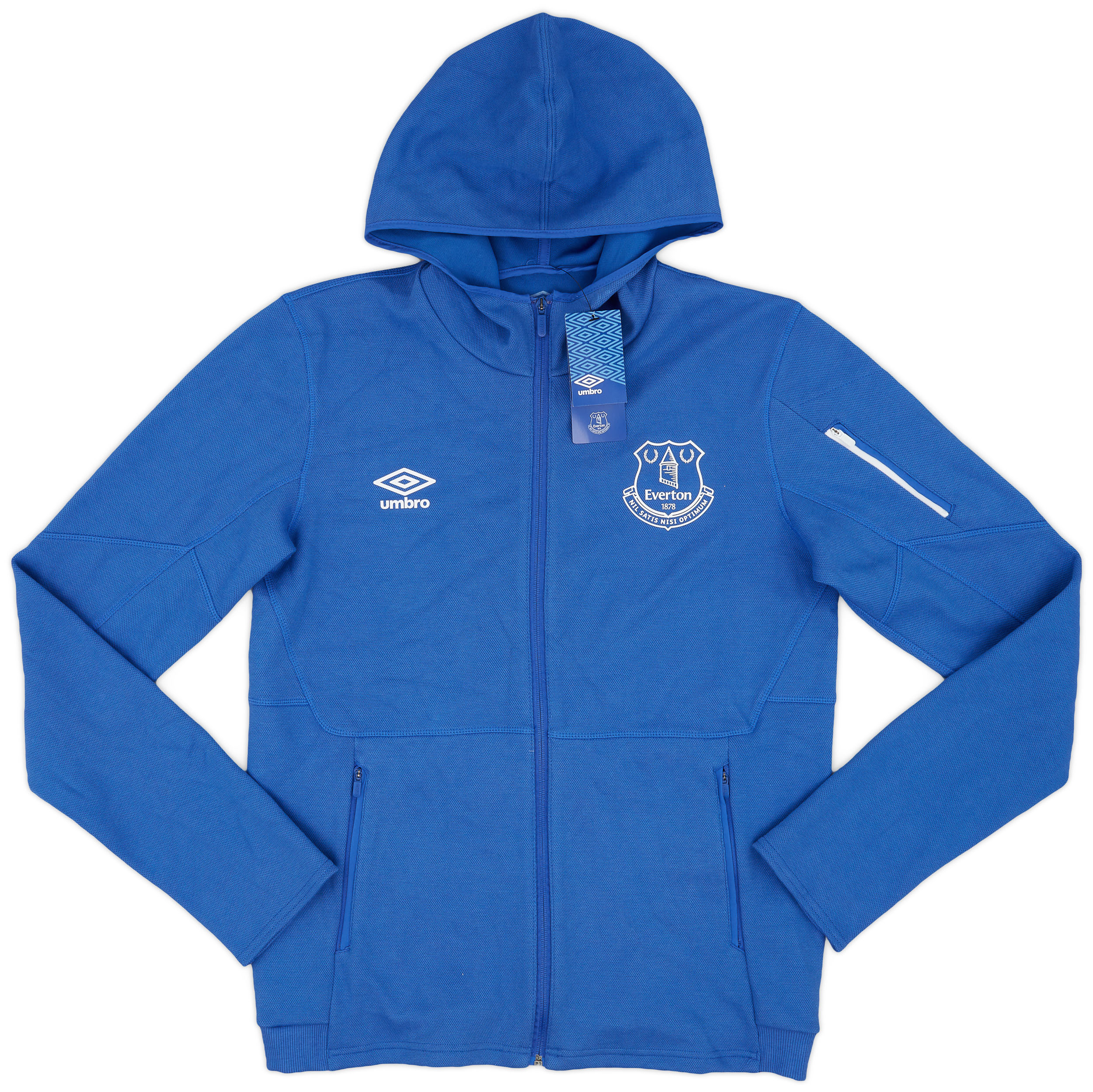 2016-17 Everton Umbro Hooded Fleece Jacket (M)