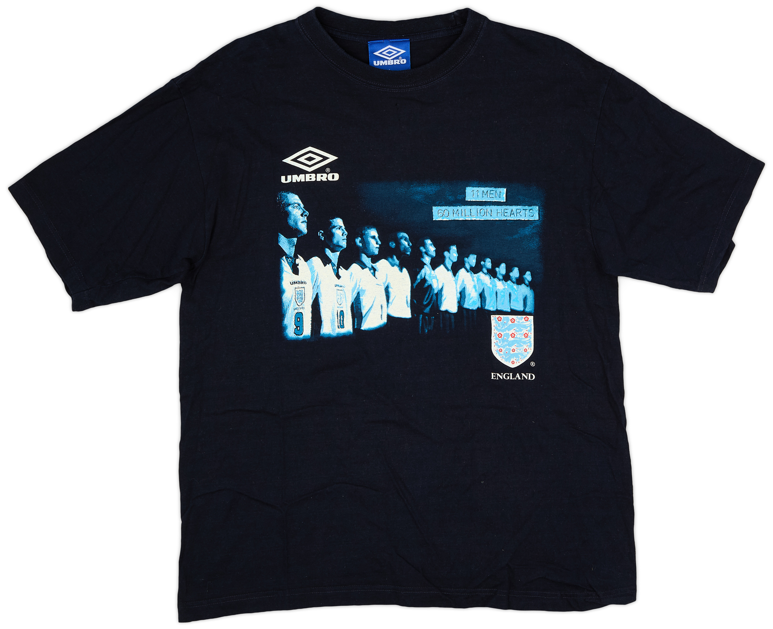 1998 England Umbro Graphic Tee - 6/10 - (L)