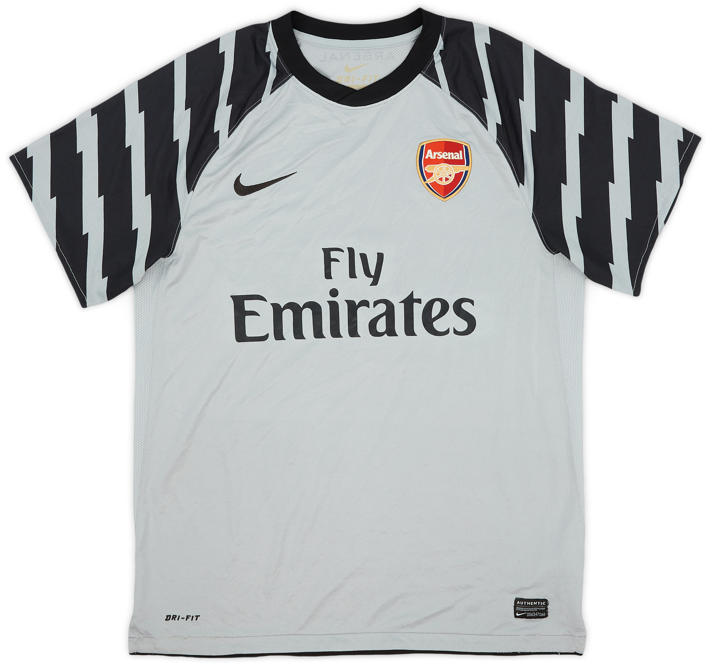 2010-11 Arsenal Grey GK Shirt - 8/10 - (M)